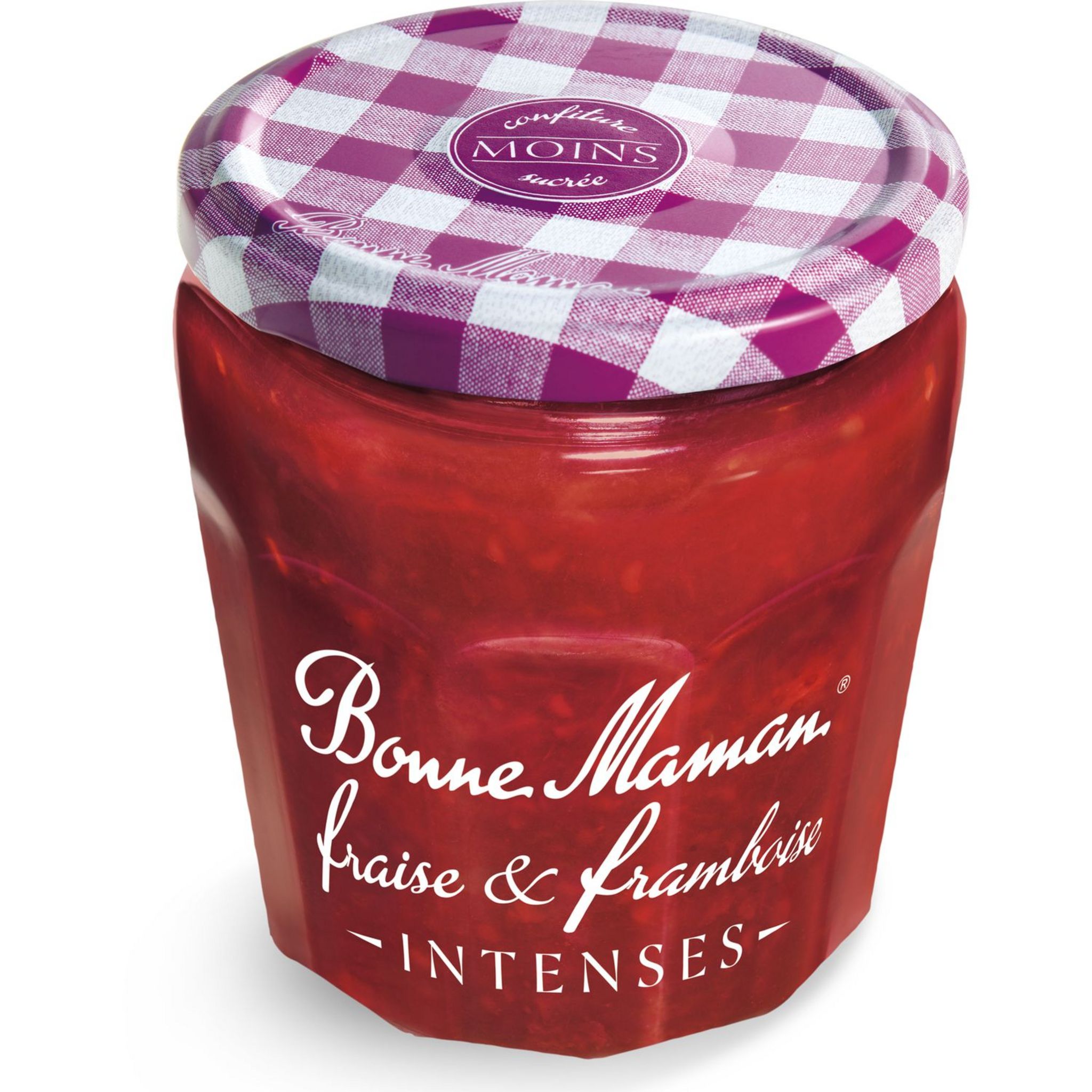 BONNE MAMAN Intense, confiture de fraises et framboises 235g pas cher ...