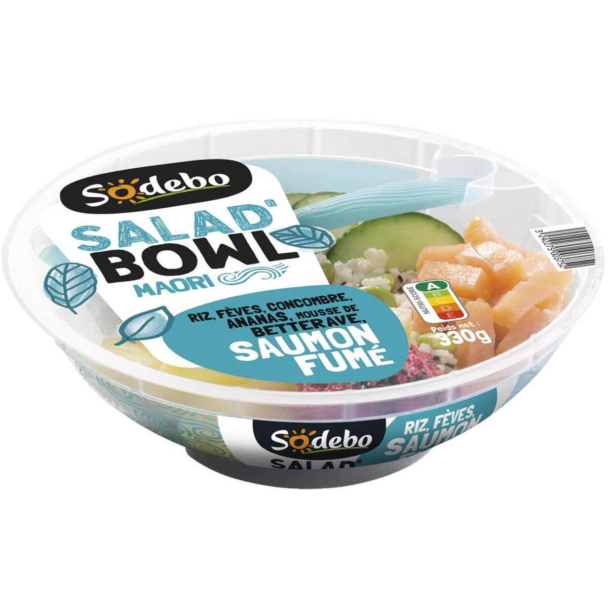 SODEBO Sodebo Salad'bowl maori au saumon fumé 330g 330g pas cher ...