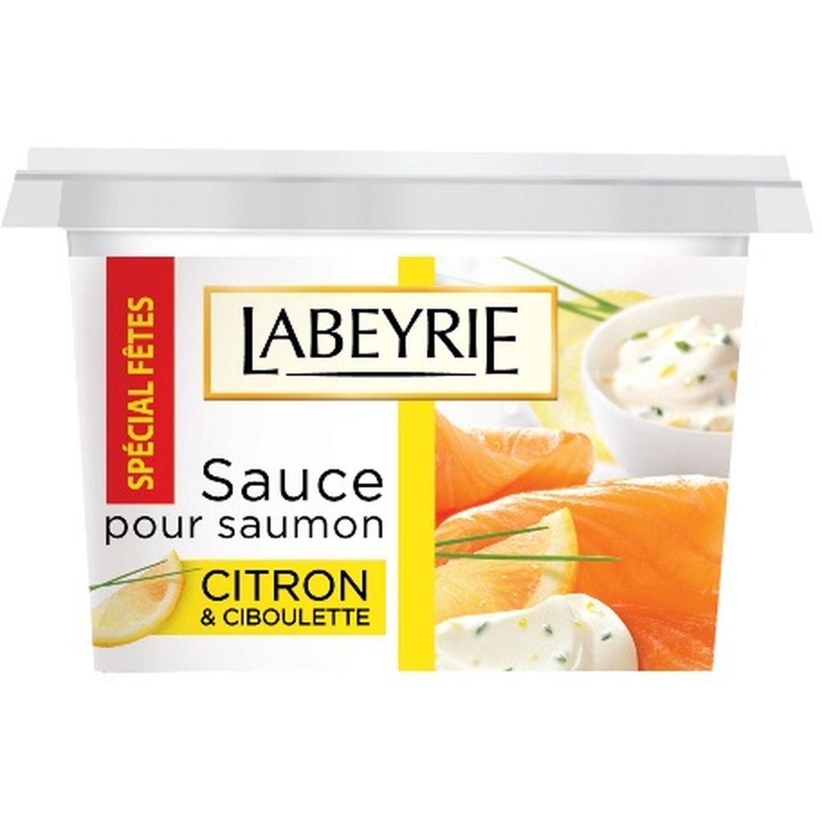 LABEYRIE Sauce pour saumon citron et ciboulette 145g pas cher - Auchan.fr