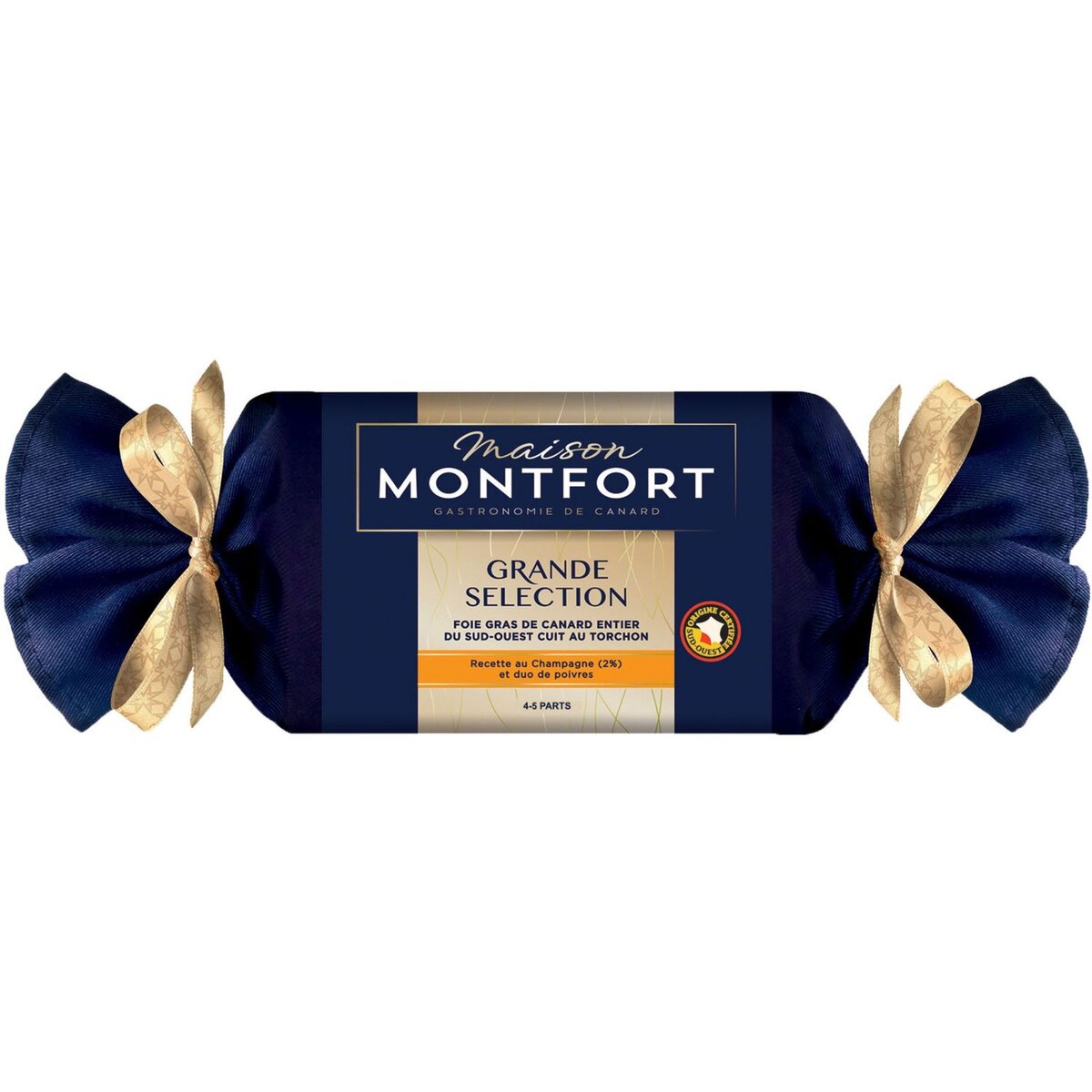 MAISON MONTFORT Foie gras de canard entier au Champagne 150g pas cher ...