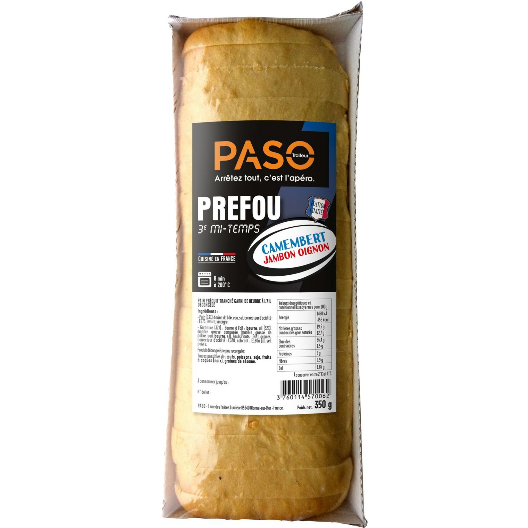 PASO Paso préfou 3éme mi-temps 350g pas cher - Auchan.fr