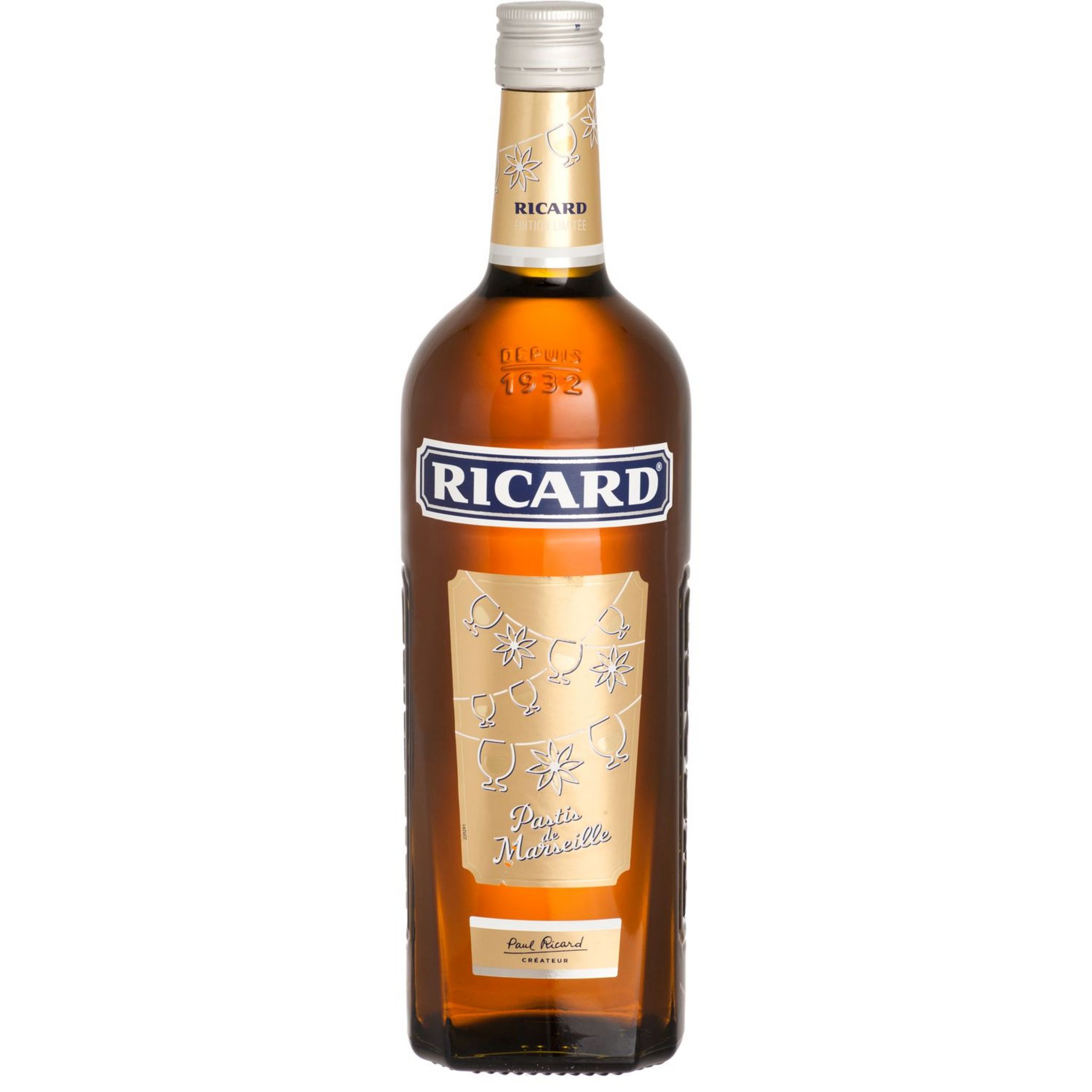 RICARD Pastis de Marseille 45% 1l pas cher - Auchan.fr
