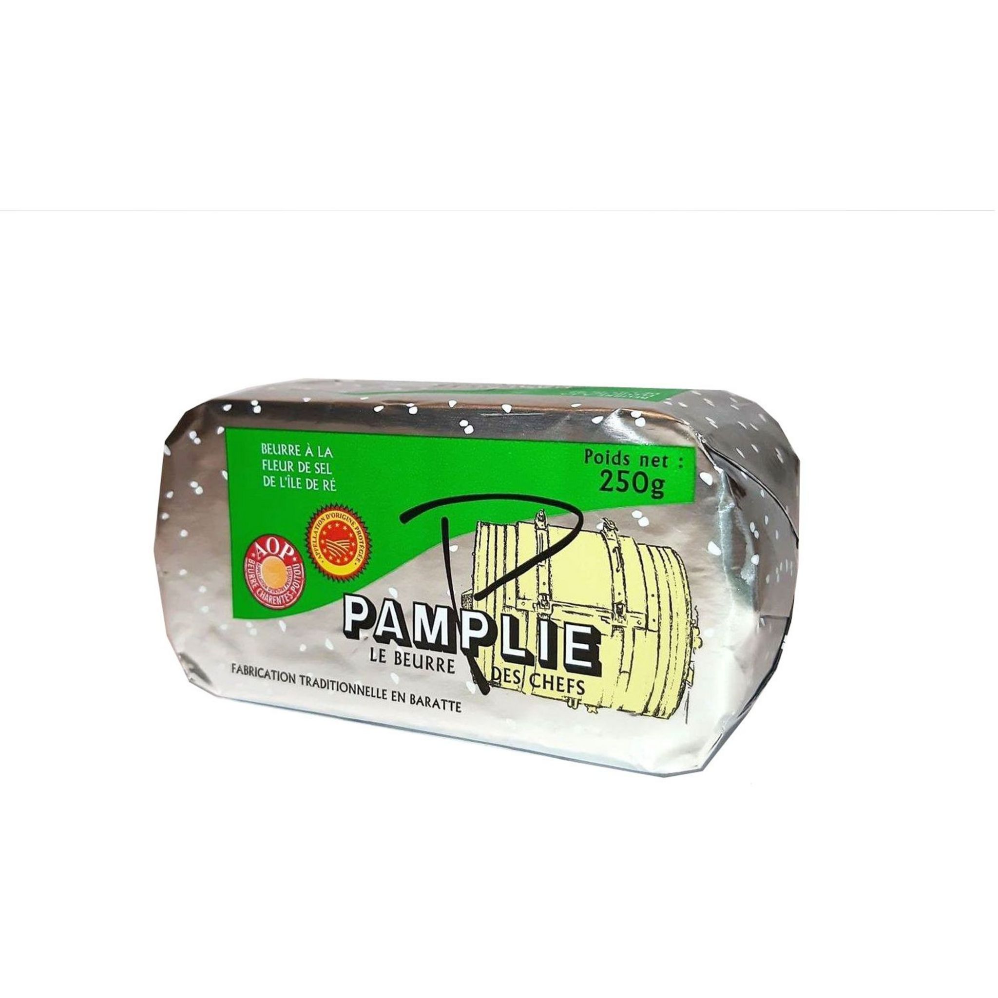 PAMPLIE Pamplie beurre pasteurisé fleur de sel 250g pas cher - Auchan.fr