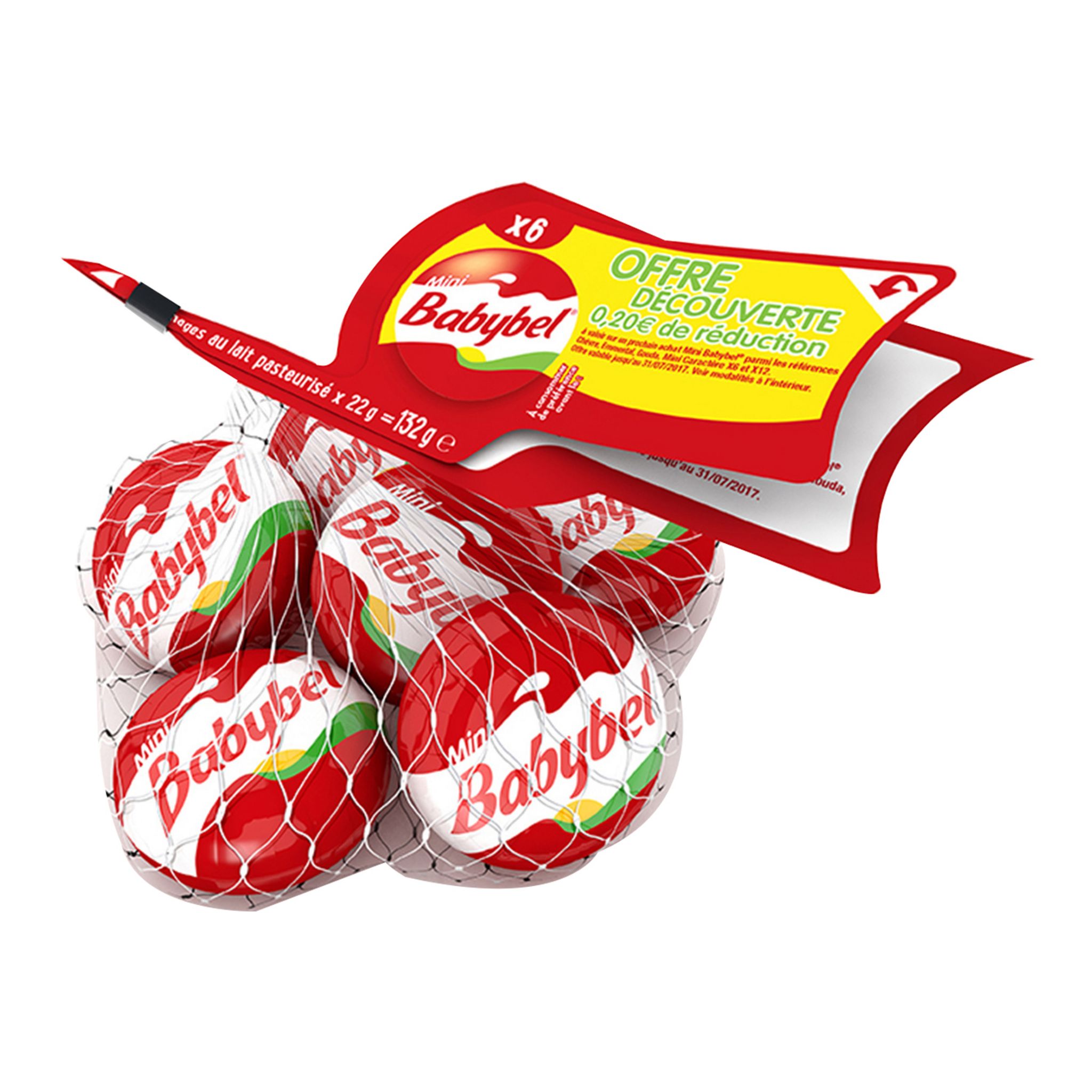 BABYBEL Babybel mini x6 -132g offre découverte pas cher - Auchan.fr