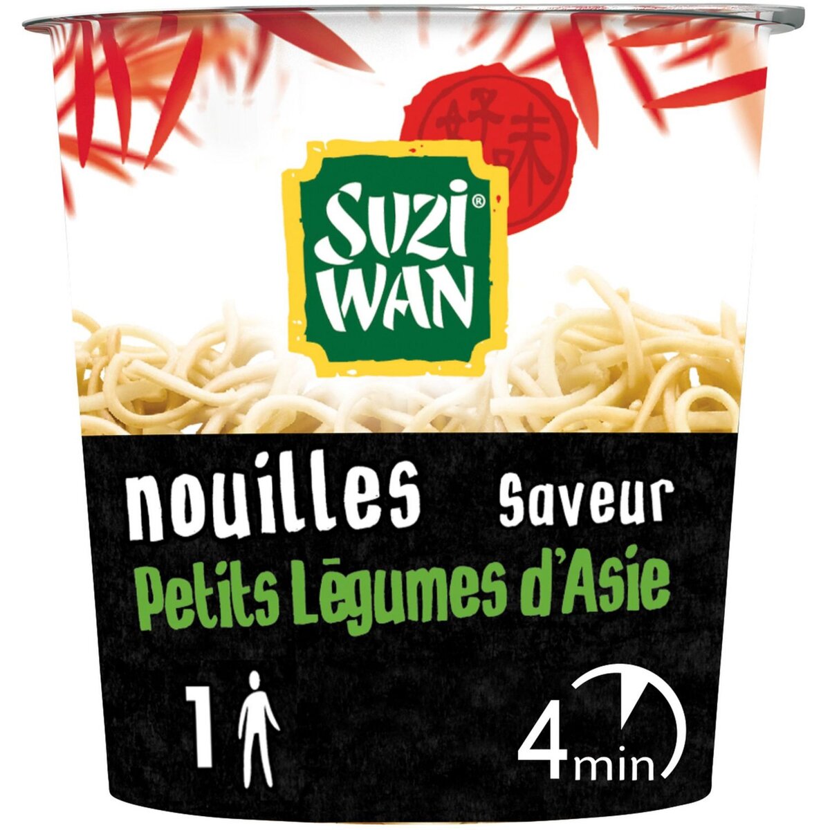 SUZI WAN Suzi Wan Nouilles asiatiques aux petits légumes 65g 1 personne ...