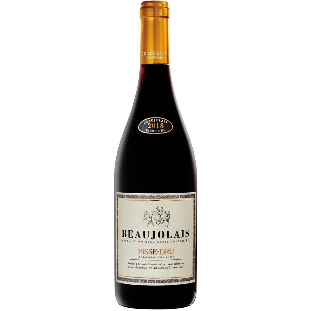 Vin rouge AOP Beaujolais Pisse-Dru 75cl pas cher - Auchan.fr