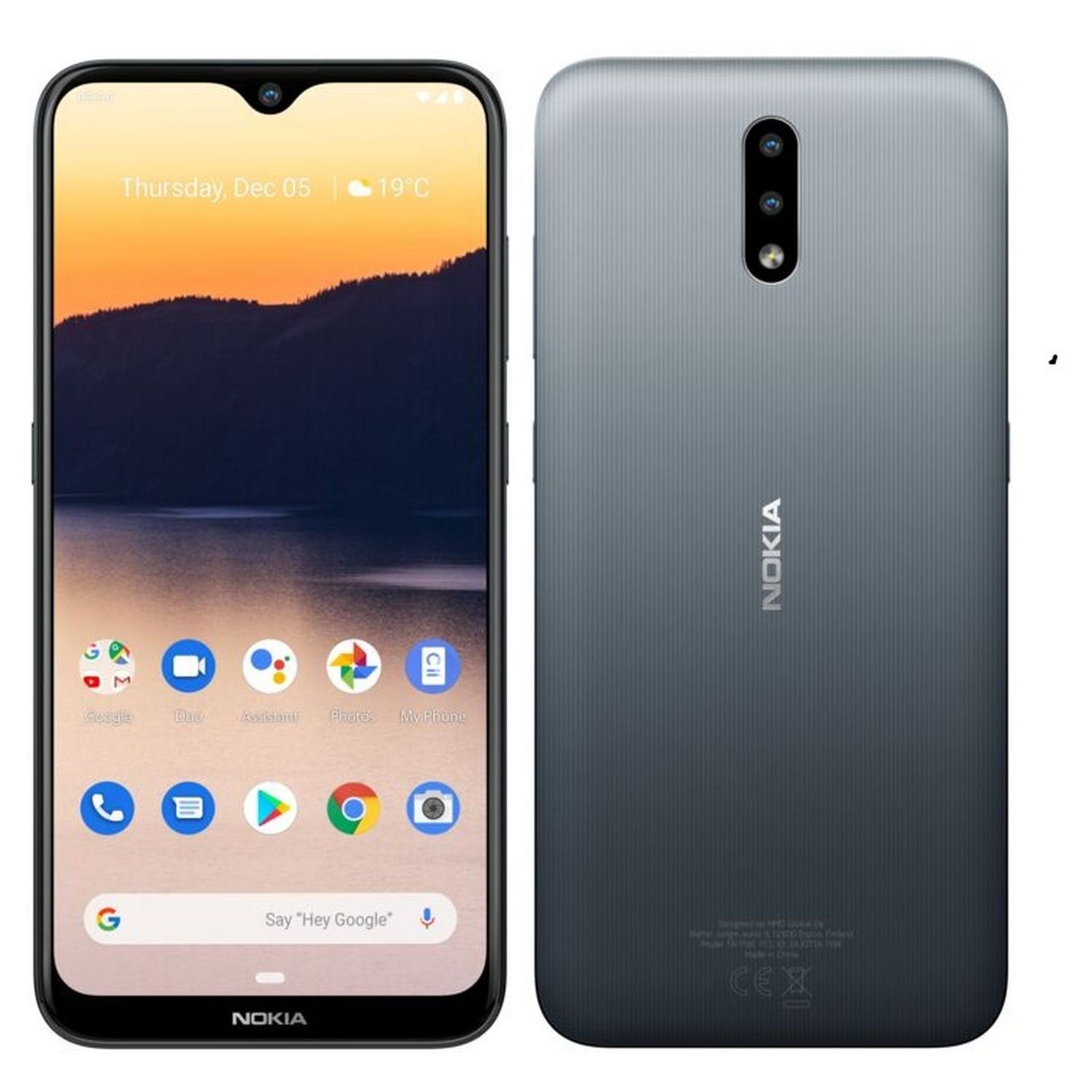 NOKIA Smartphone 2.3 32Go 6.3 pouces Dual Sim Gris foncé pas cher ...