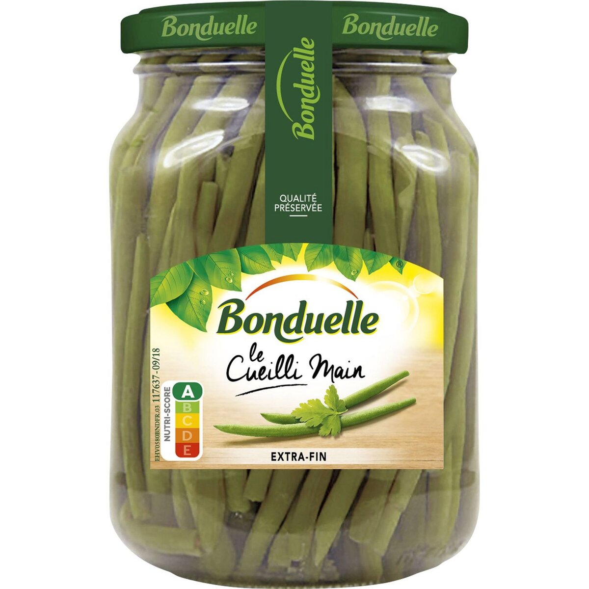 BONDUELLE Haricots verts extra-fins cueillis main, en bocal 280g pas ...
