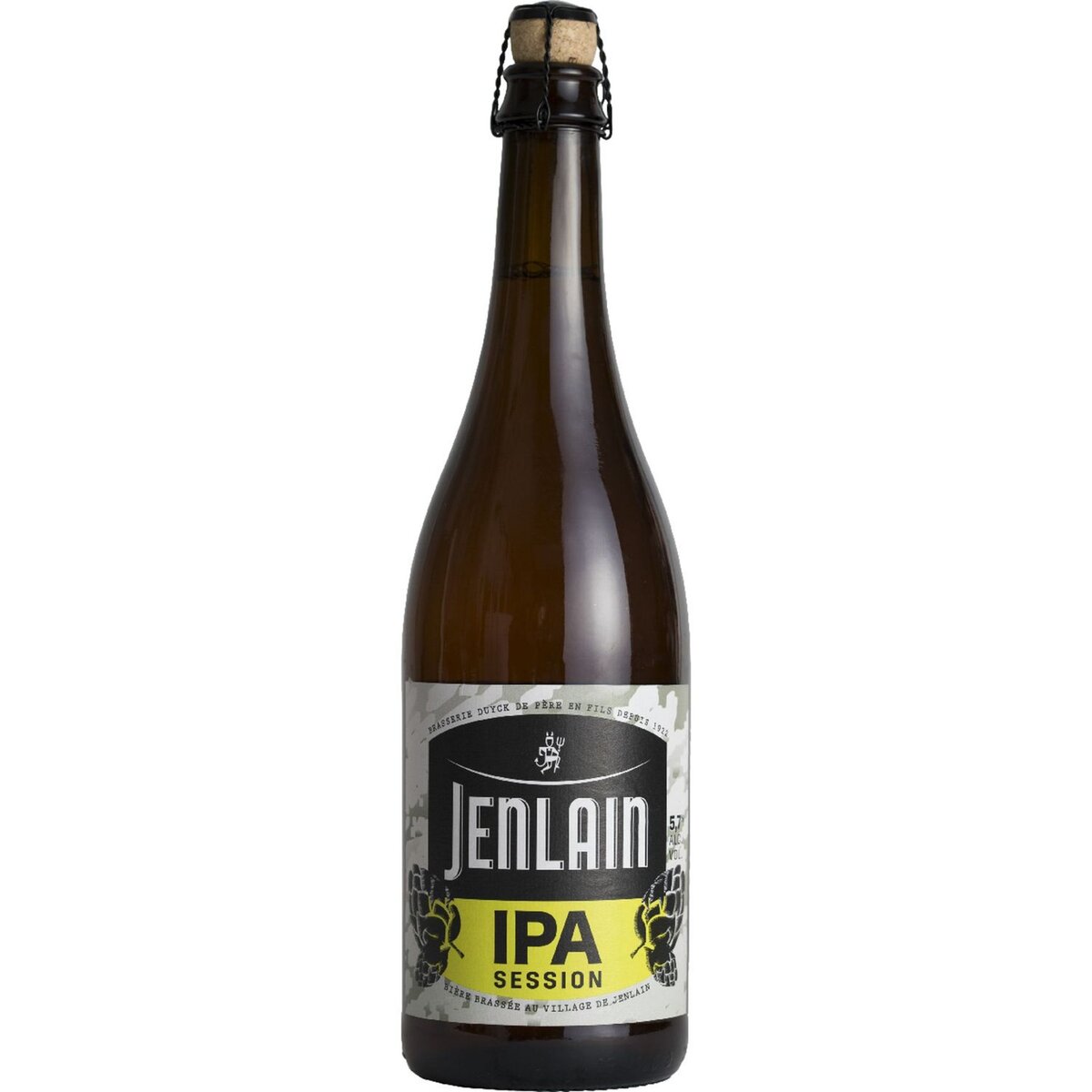 JENLAIN Bière de garde blonde session IPA 5,7% 75cl pas cher - Auchan.fr