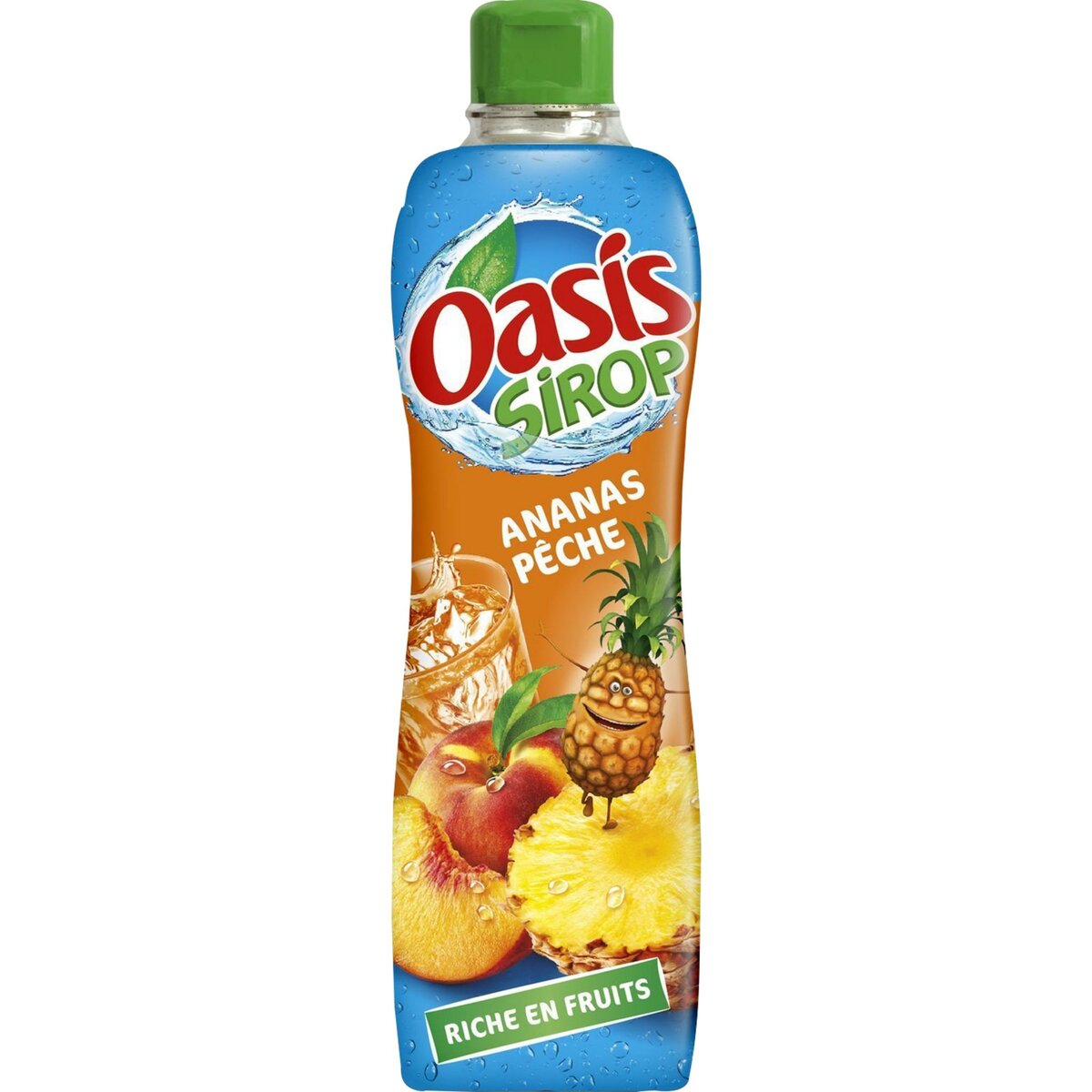 OASIS Oasis sirop ananas pêche 75cl pas cher - Auchan.fr