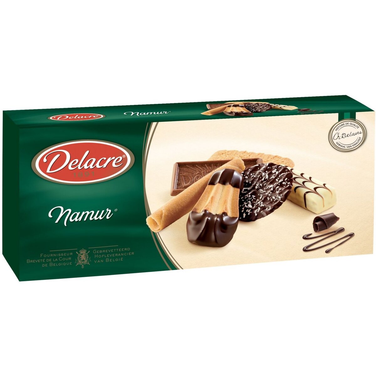 DELACRE Namur assortiment de biscuits fins 200g pas cher - Auchan.fr