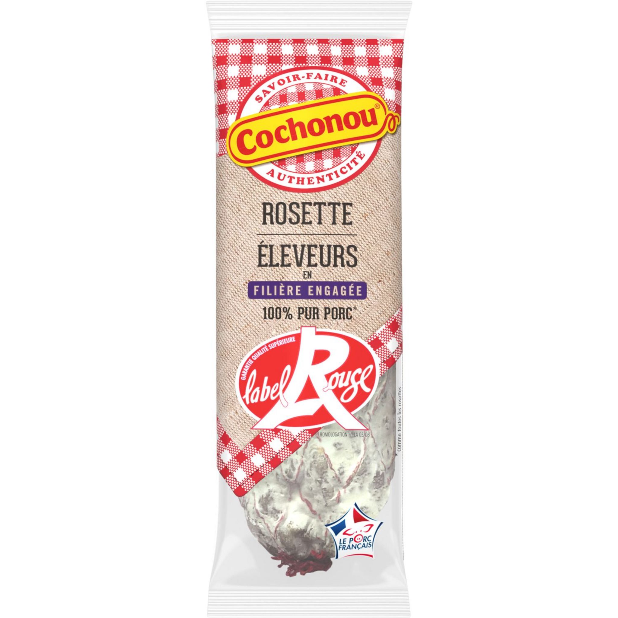 COCHONOU Cochonou rosette label rouge 300g 300g pas cher - Auchan.fr