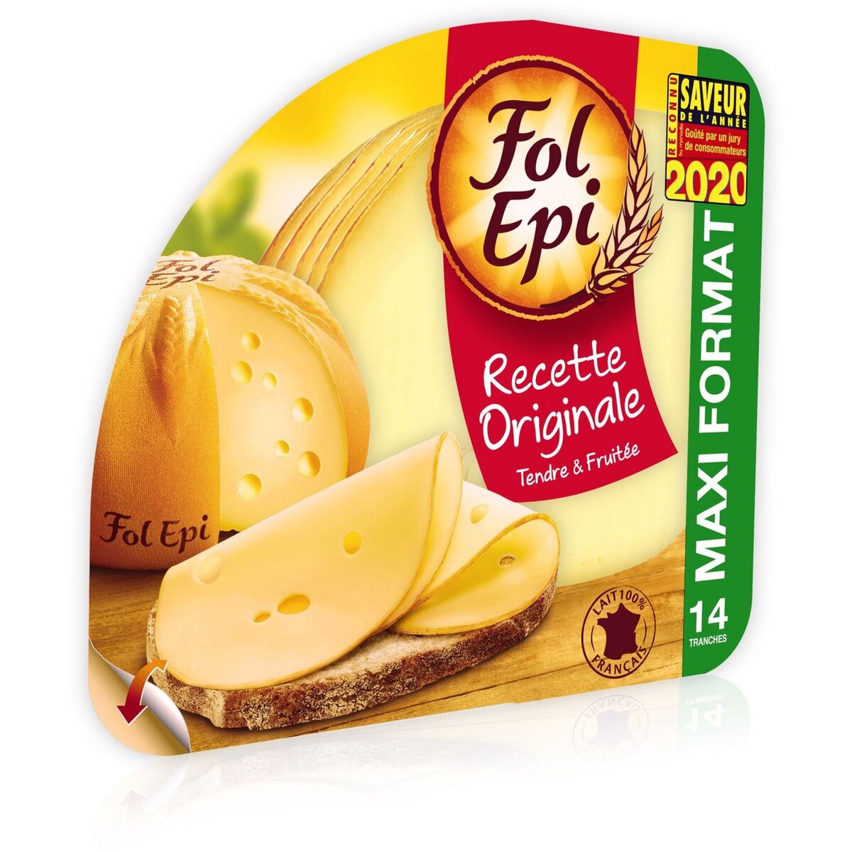 FOL EPI Fol Epi tranches 270g format familial pas cher - Auchan.fr