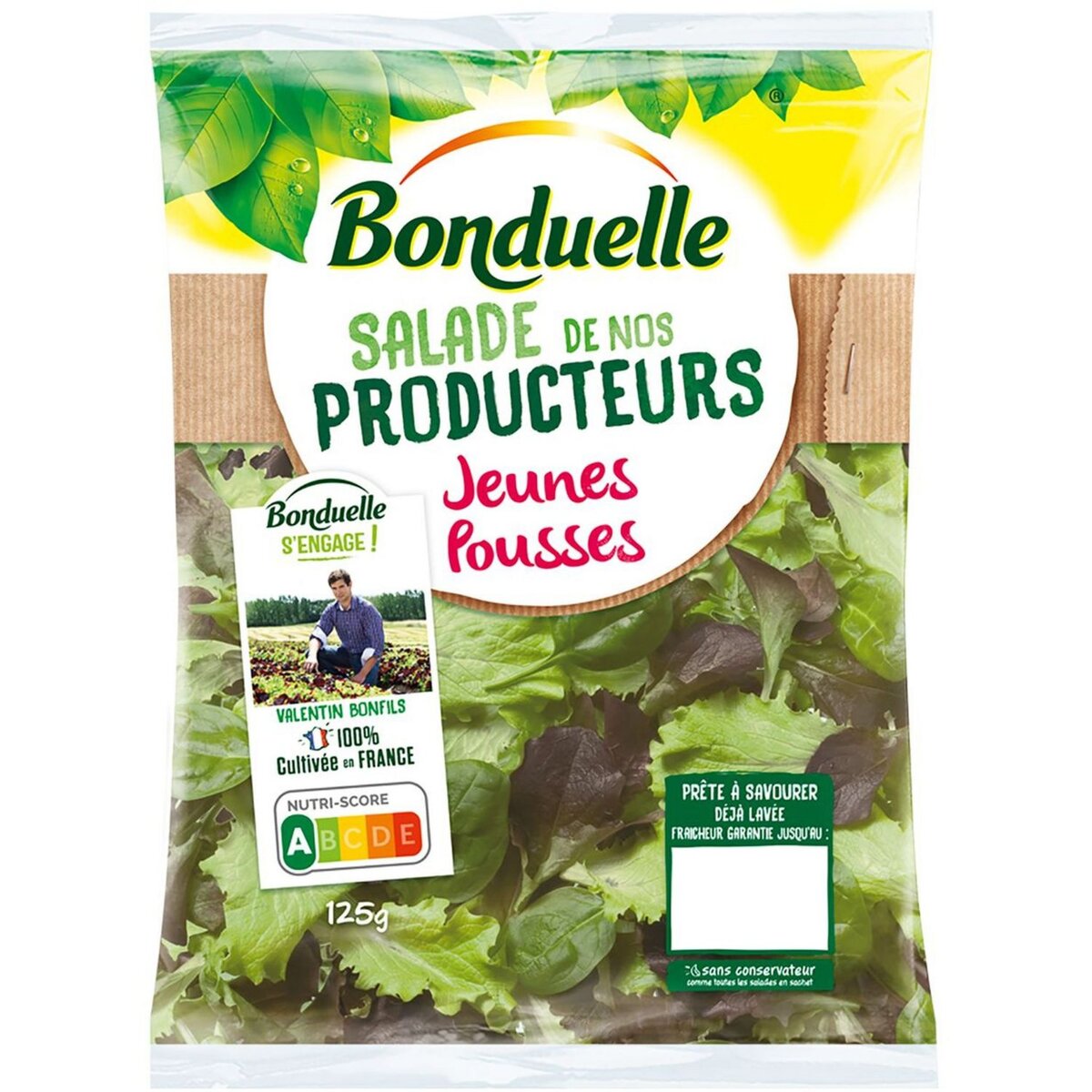 BONDUELLE Bonduelle salade du jour jeunes pousses 125g pas cher - Auchan.fr