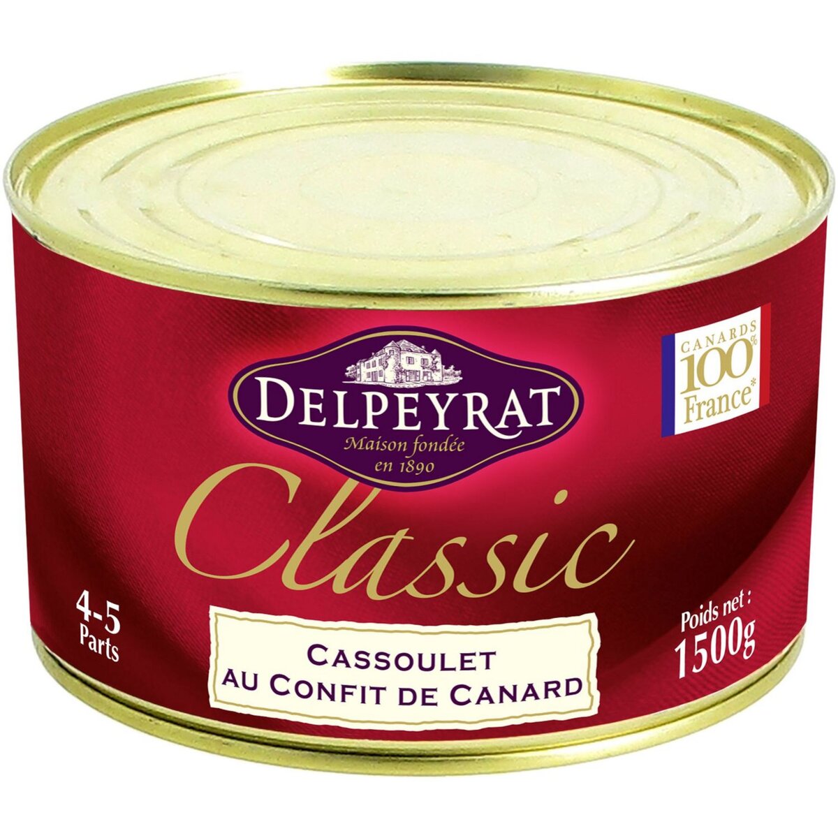 PIERRE DELPEYRAT Delpeyrat classic cassoulet au confit de canard 1500g ... PIERRE DELPEYRAT Delpeyrat classic cassoulet au confit de canard 1500g ...