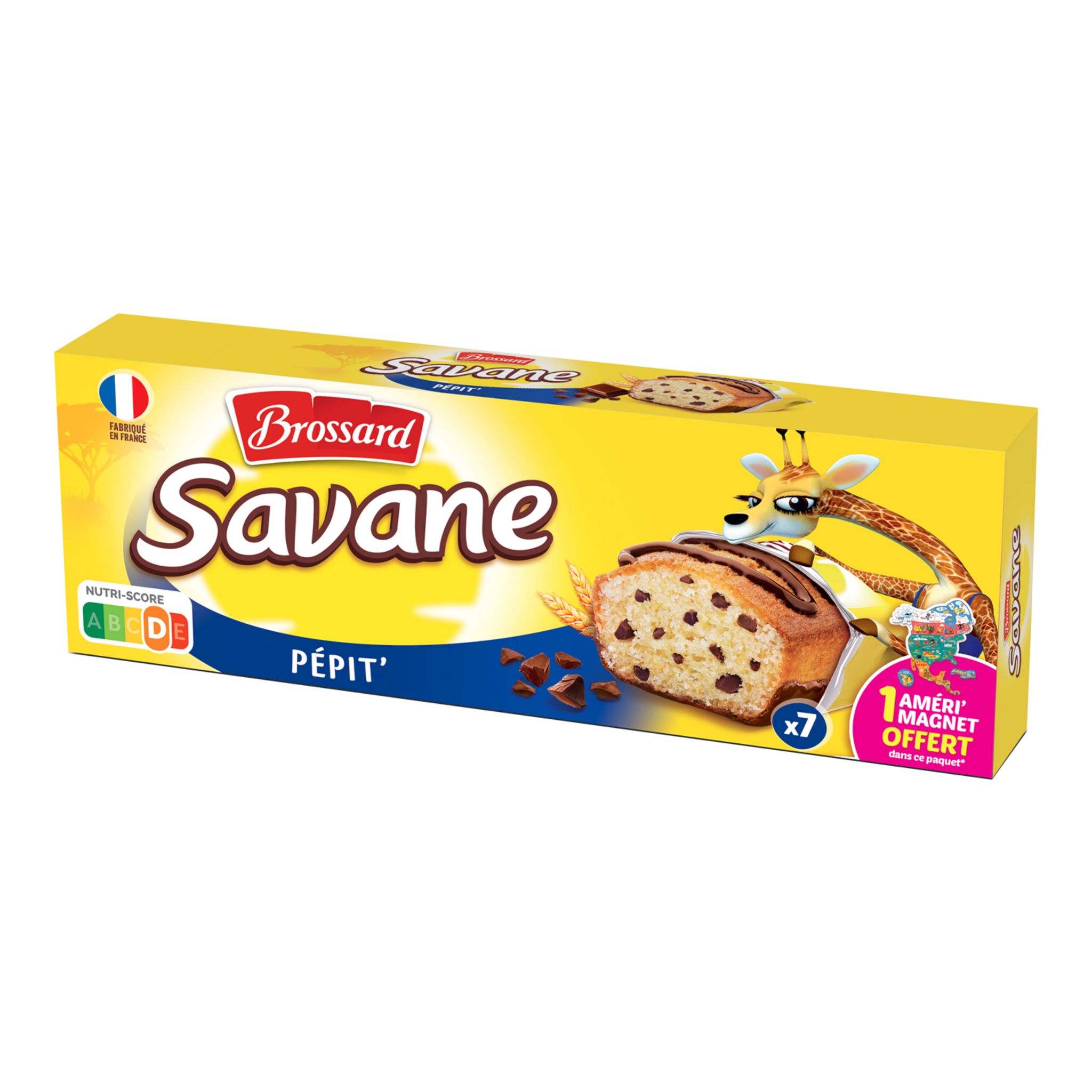 BROSSARD Savane Pépit' gâteaux aux pépites de chocolat, sachets ...