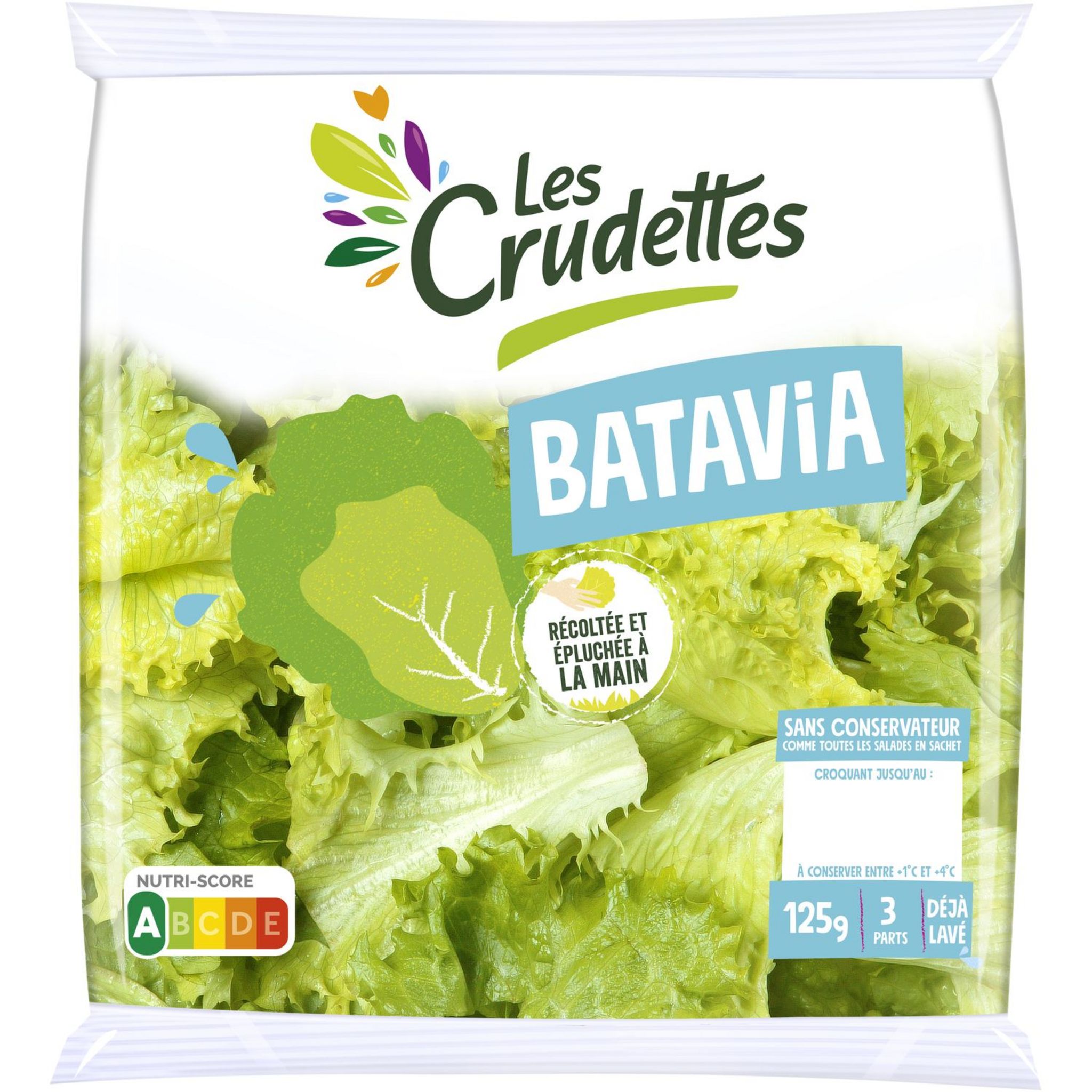 LES CRUDETTES Les Crudettes batavia 125g pas cher - Auchan.fr