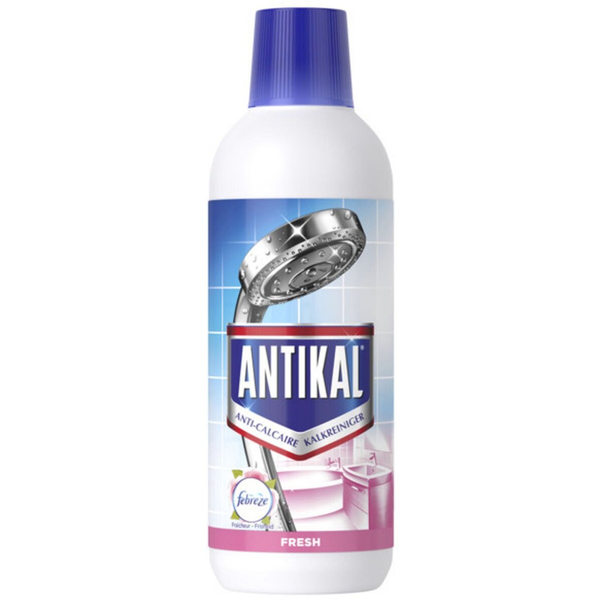 ANTIKAL Nettoyant anti-calcaire salle de bain fresh 1 bouteille 500ml ...