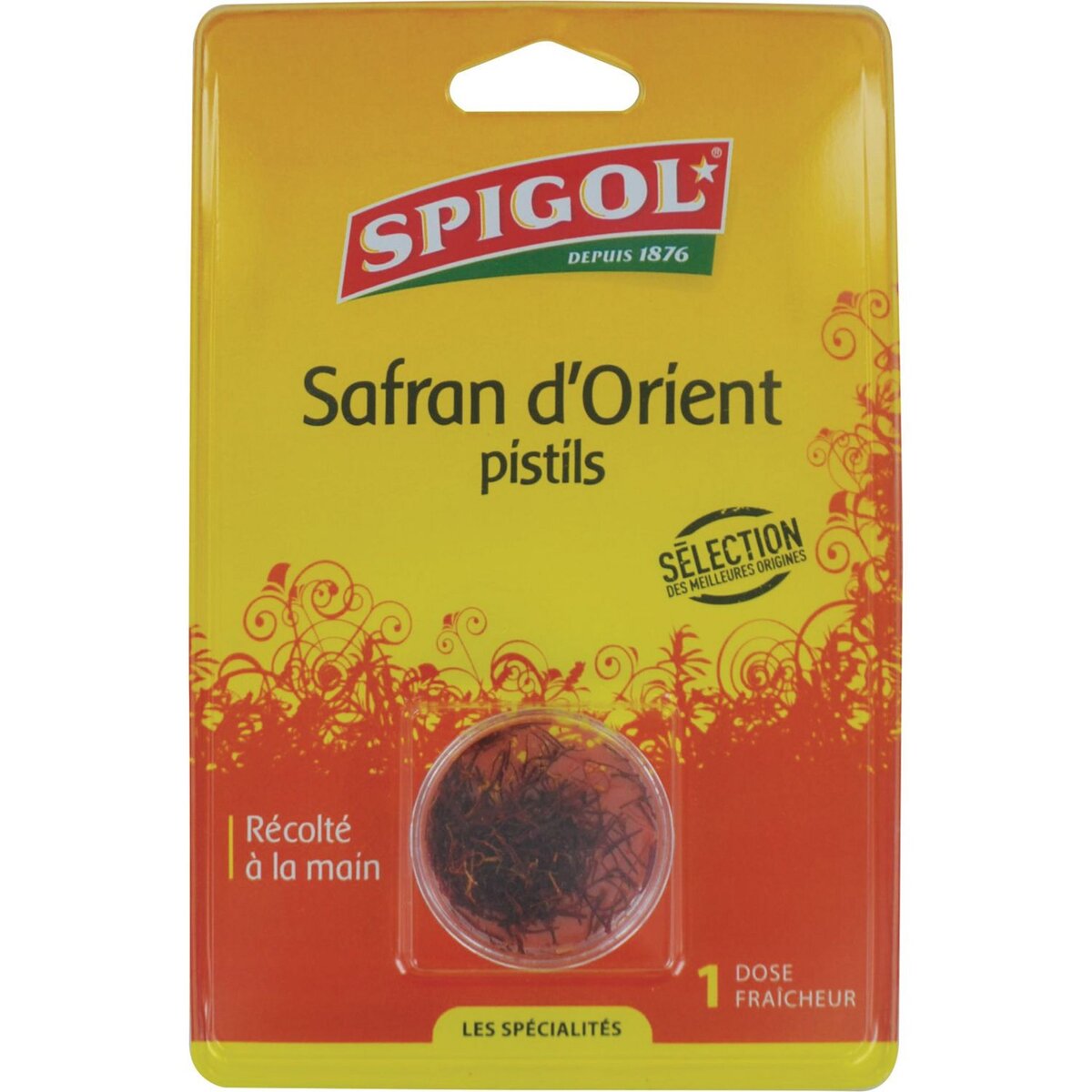 SPIGOL Safran d'orient pistils 0.4g pas cher - Auchan.fr