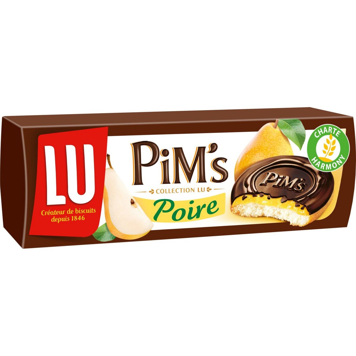 PIM'S Génoises nappées de chocolat saveur poire 150g pas cher - Auchan.fr