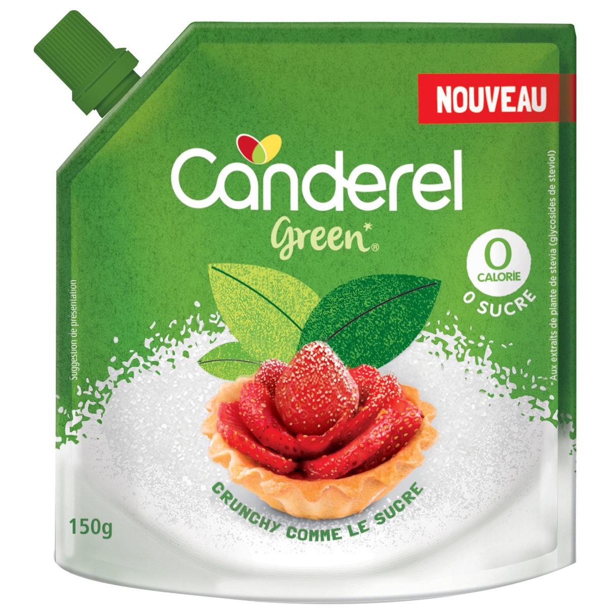 CANDEREL Green édulcorant 0 calorie 0 sucre 150g pas cher - Auchan.fr