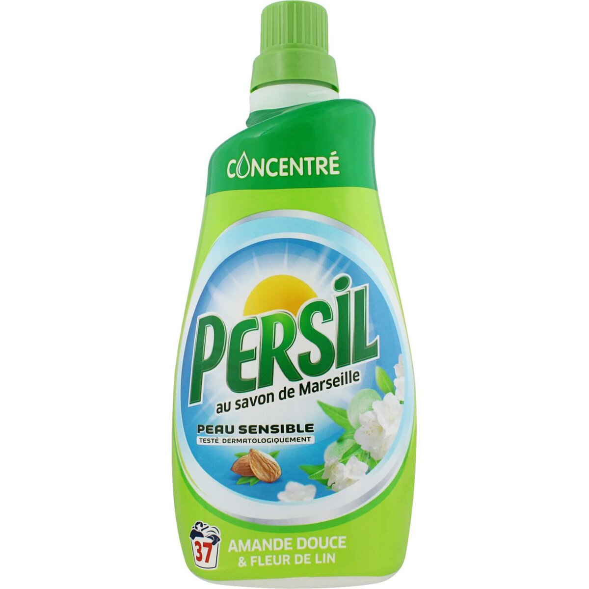 PERSIL Lessive liquide concentrée peau sensible amande douce et fleur ...