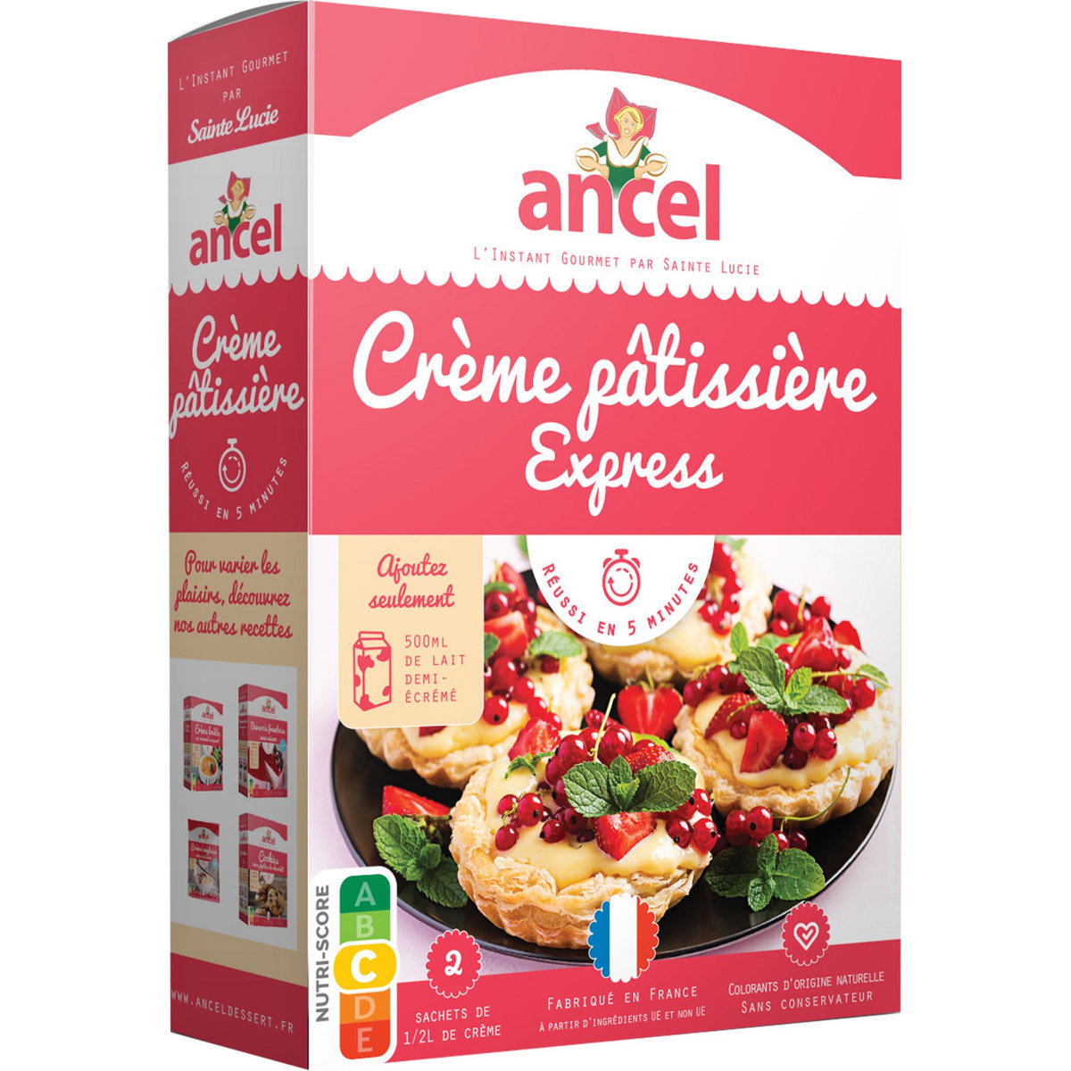 ANCEL Ancel crème pâtissière express sachet x2 -240g pas cher - Auchan.fr