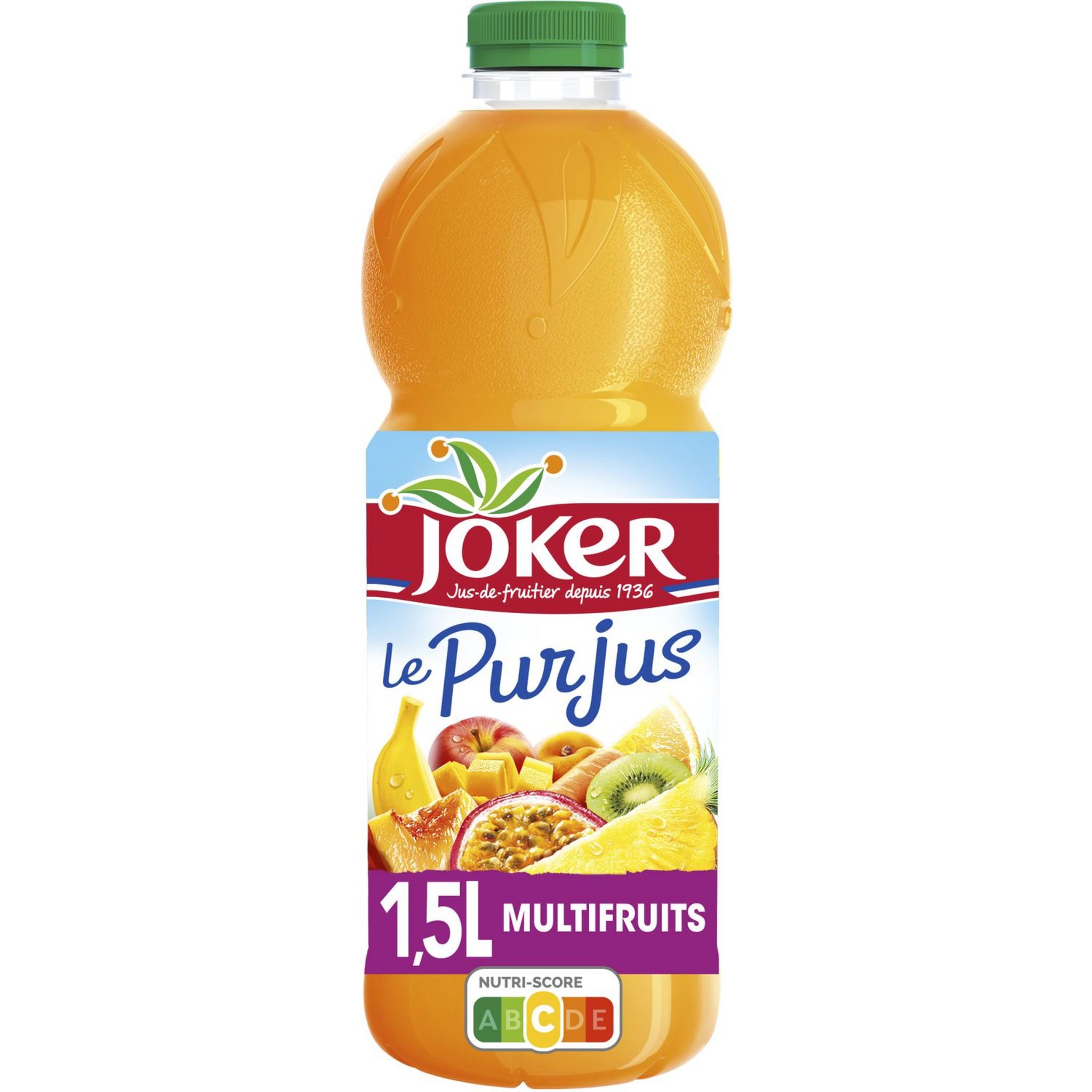 JOKER Joker Le pur jus 100% multifruits 1,5l 1,5l pas cher - Auchan.fr