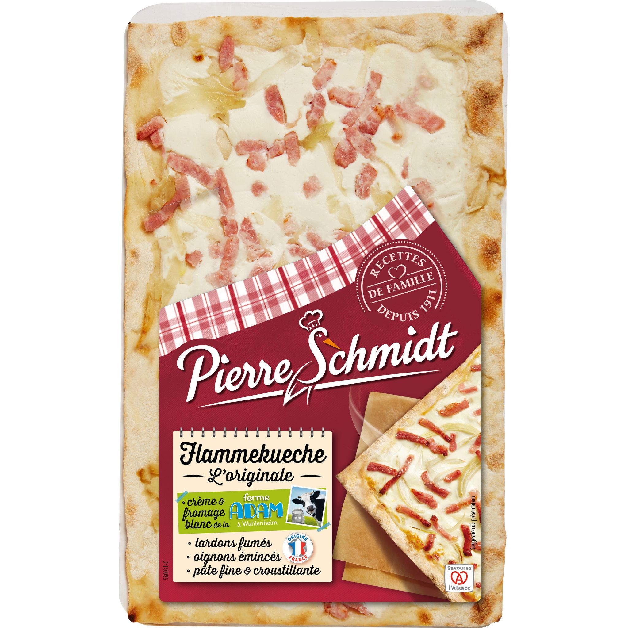 PIERRE SCHMIDT Flammekueche l'originale 180g pas cher - Auchan.fr