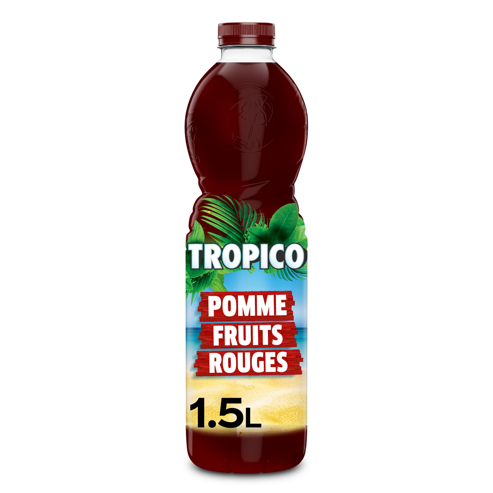 TROPICO Boisson aux fruits aromatisée pommes fruits rouges 1,5l pas ...