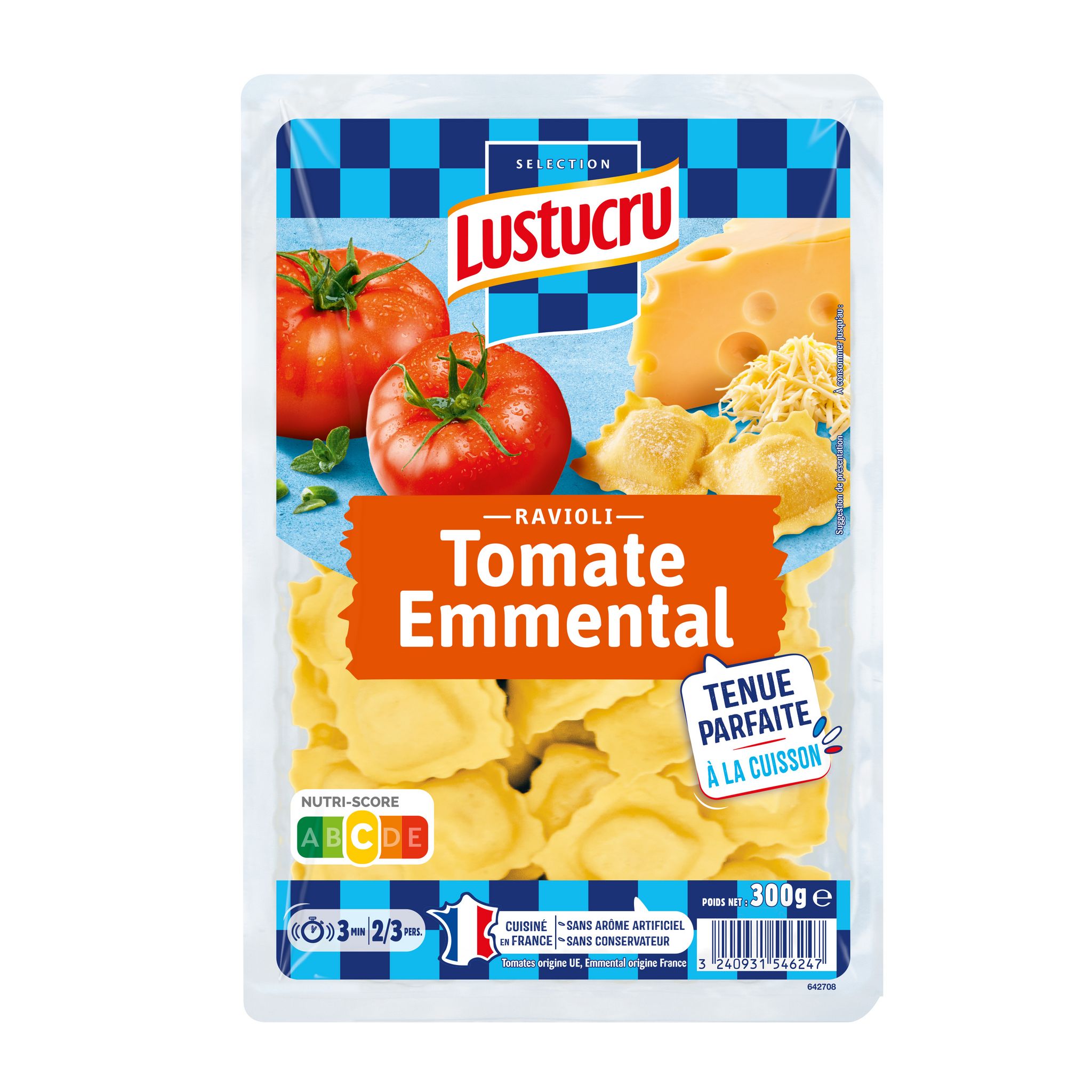 LUSTUCRU Ravioli tomate emmental 300g pas cher - Auchan.fr