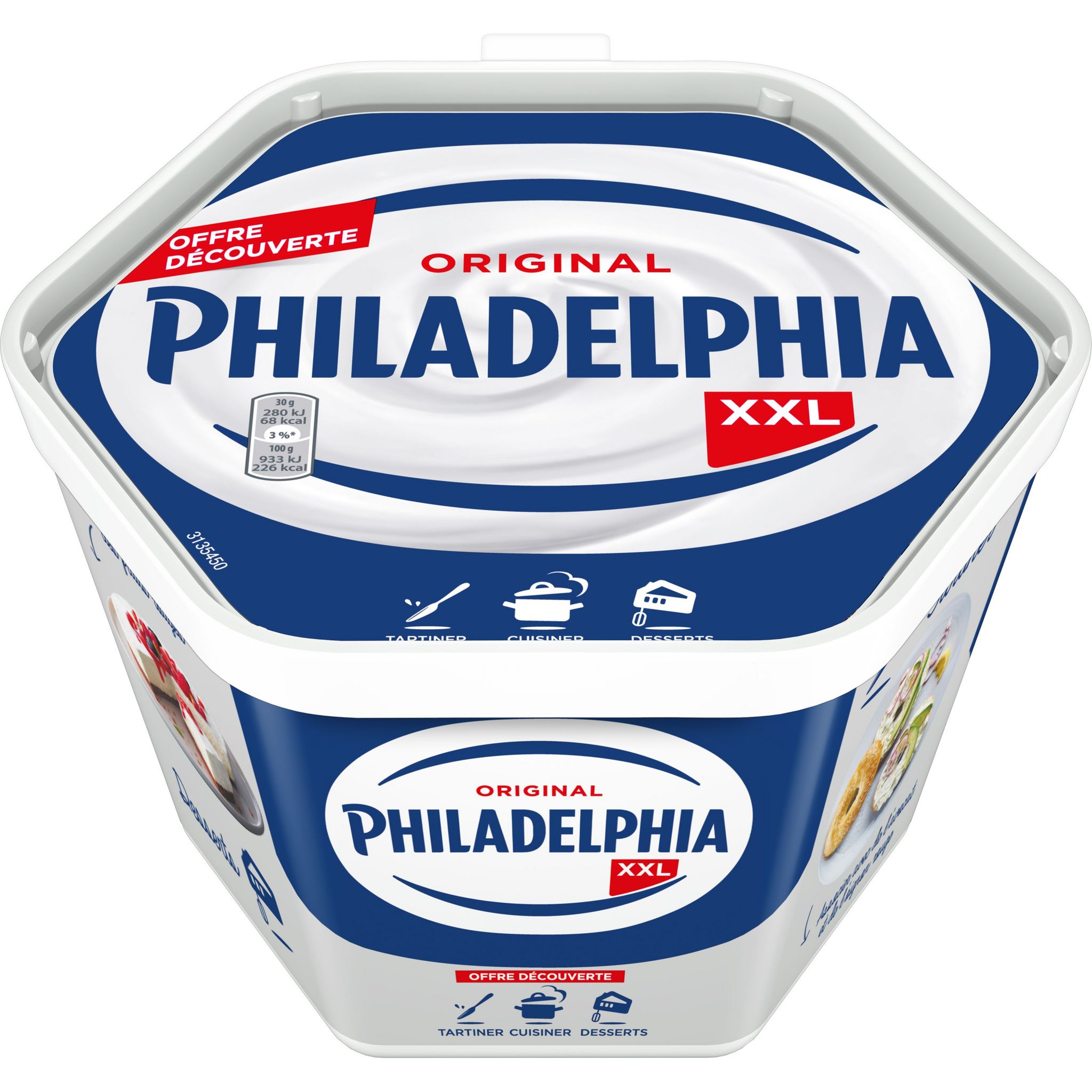 PHILADELPHIA Cream cheese 500g pas cher - Auchan.fr