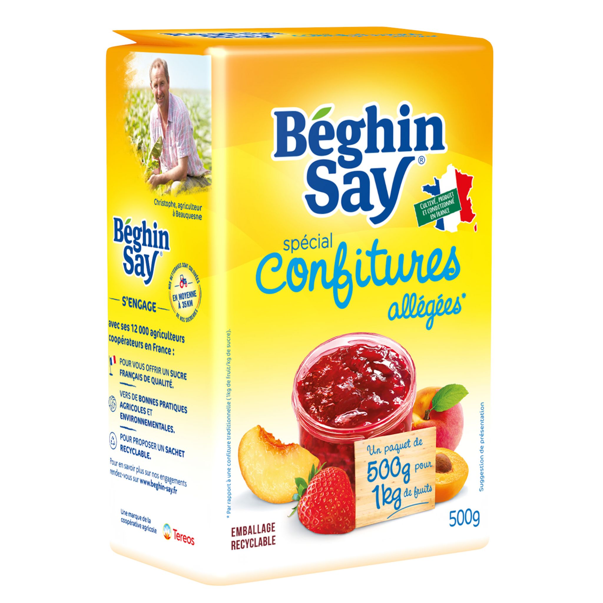 BEGHIN SAY Sucre spécial confitures allégées 500g pas cher - Auchan.fr