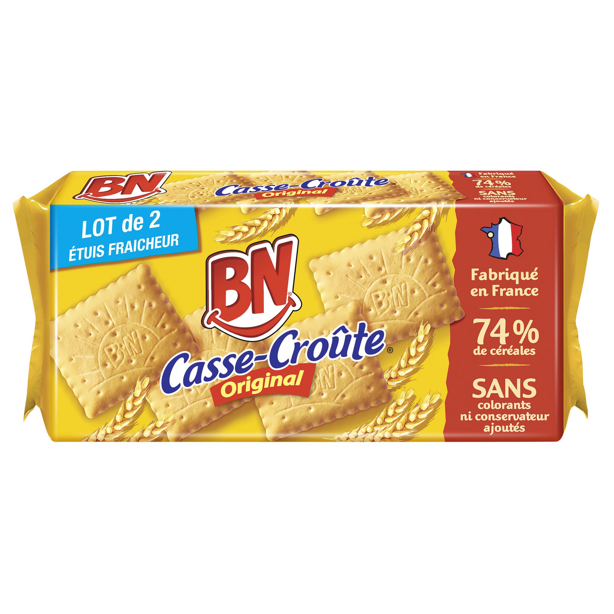 BN Biscuits casse-croûte original 2x400g pas cher - Auchan.fr