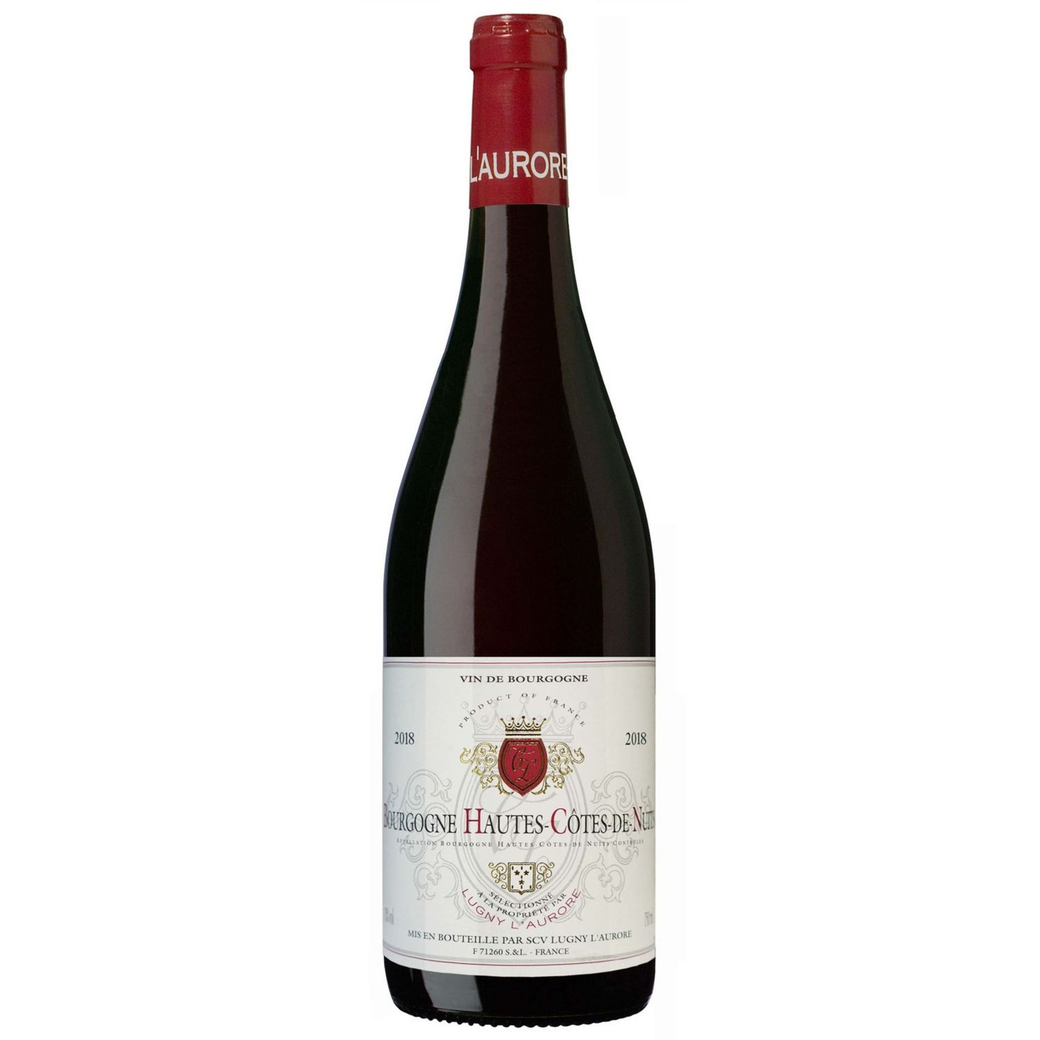 Vin rouge AOP Bourgogne Hautes-Côtes-De-Nuits l'Aurore 75cl pas cher ...