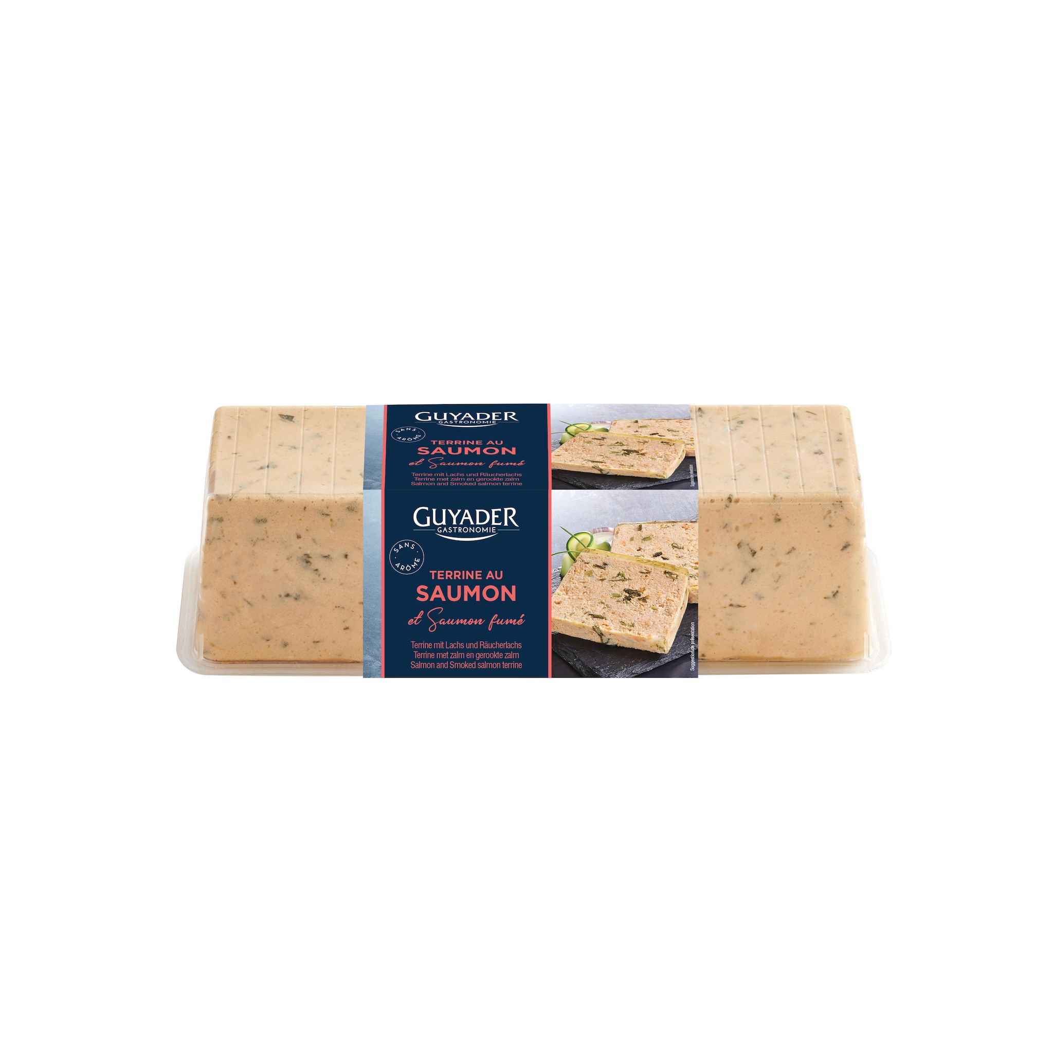 GUYADER Terrine au saumon et saumon fumé 840g pas cher - Auchan.fr
