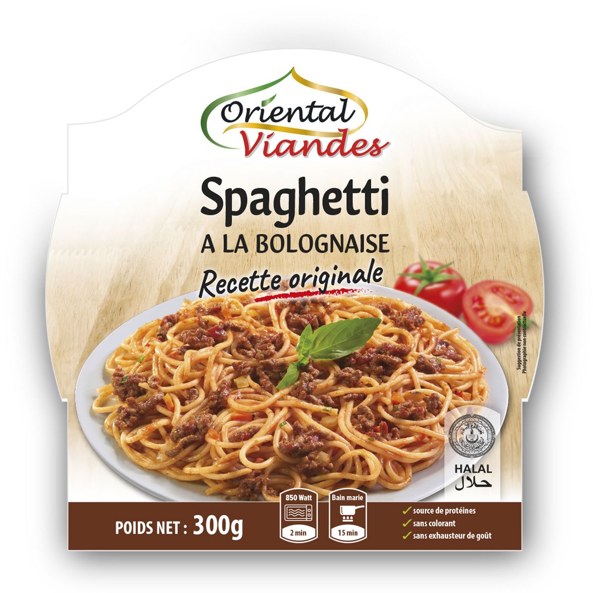 ORIENTAL VIANDES Spaghetti à la bolognaise halal 300g pas cher - Auchan.fr