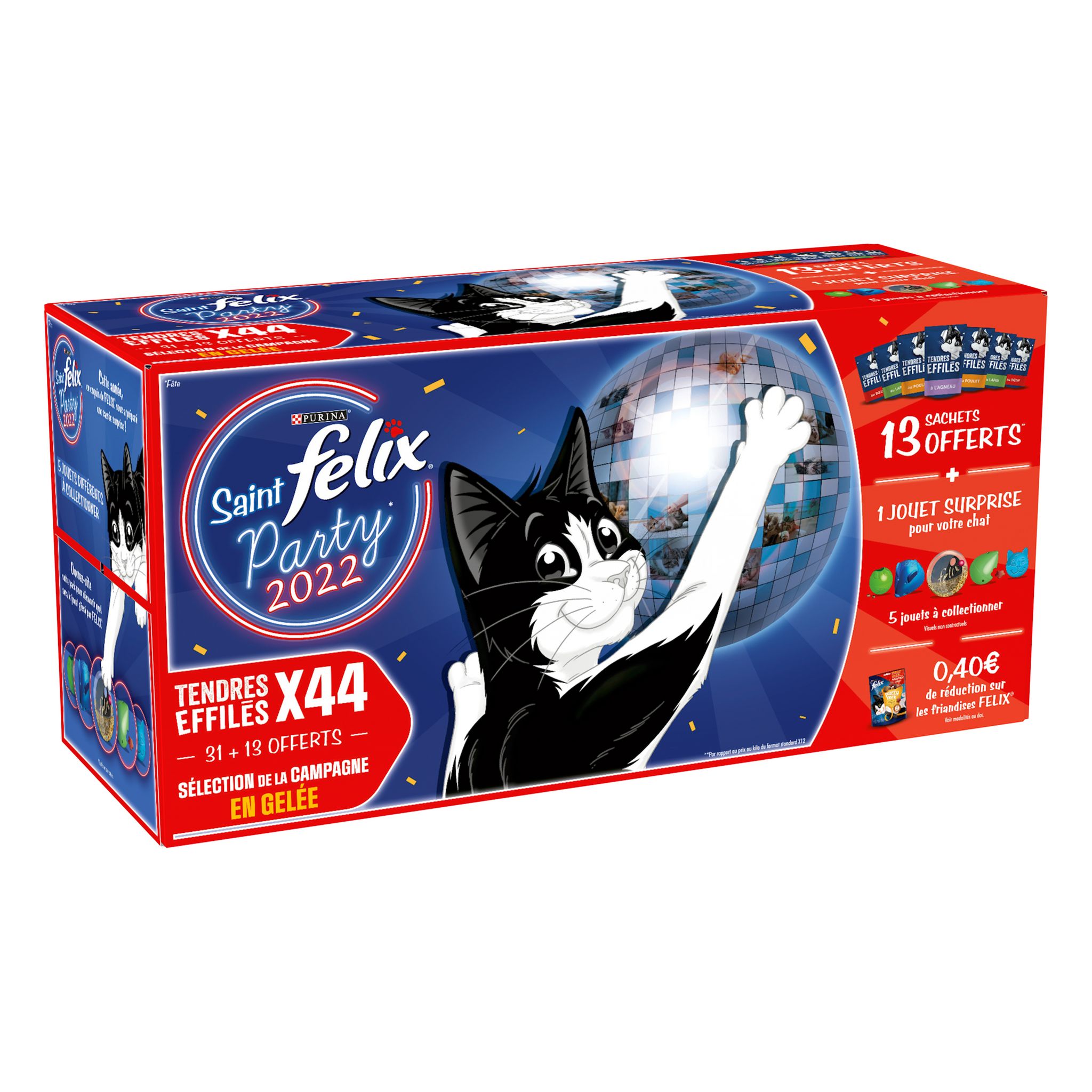 FELIX Sachets repas tendres effilés en gelée sélection de la campagne ...