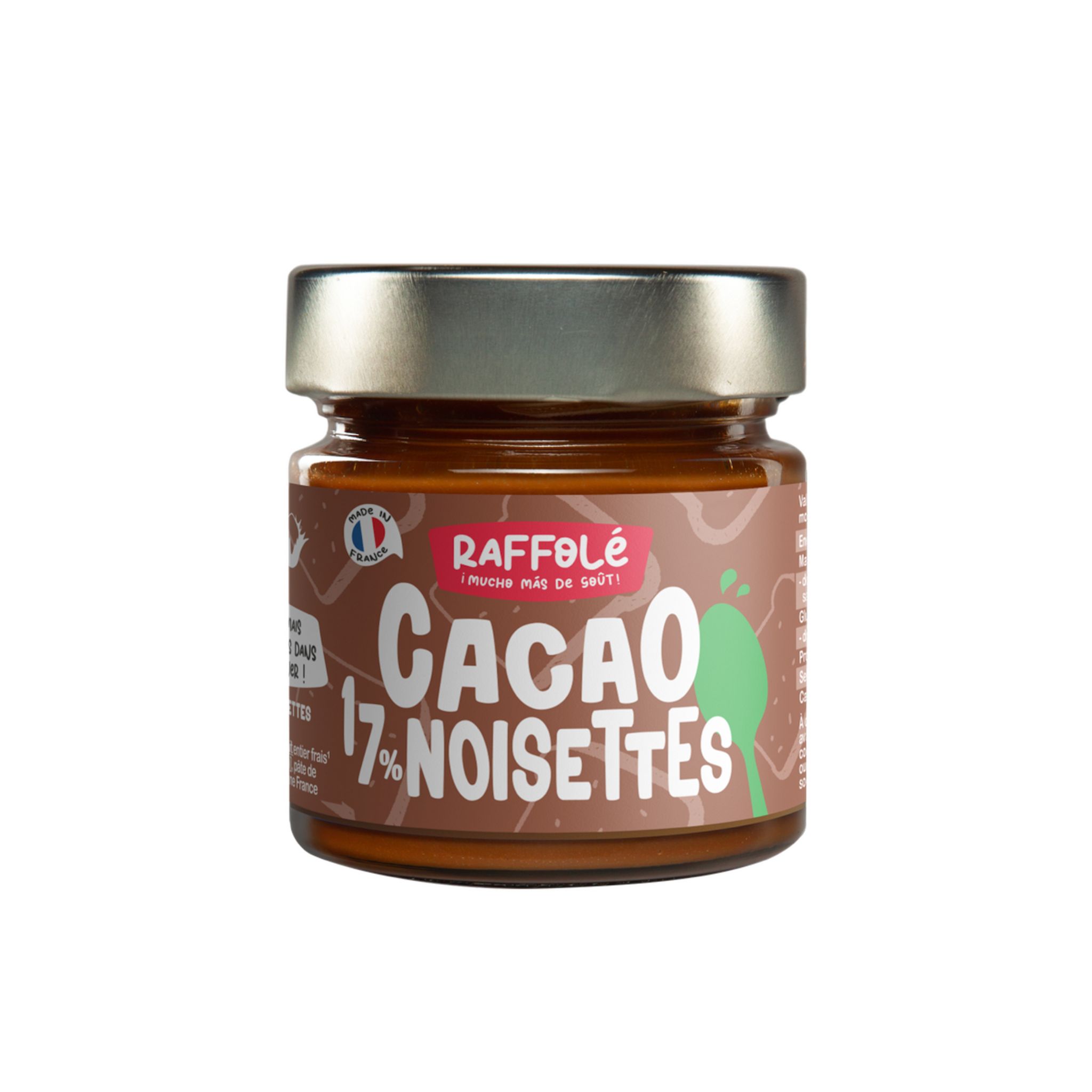 RAFFOLE Pâte à tartiner cacao noisettes 250g pas cher - Auchan.fr