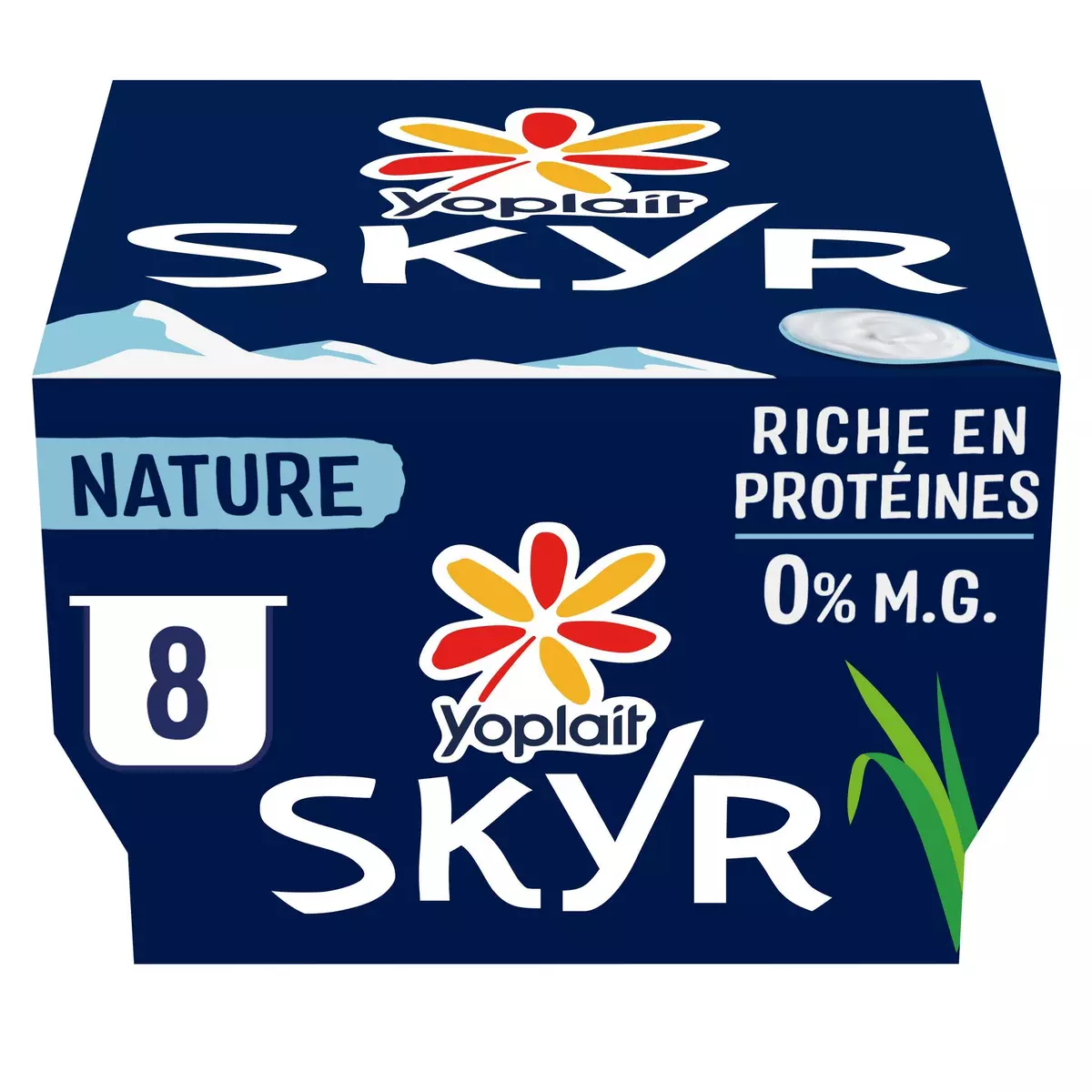 YOPLAIT Skyr nature 0% recette islandaise 8x100g pas cher - Auchan.fr YOPLAIT Skyr nature 0% recette islandaise 8x100g pas cher - Auchan.fr