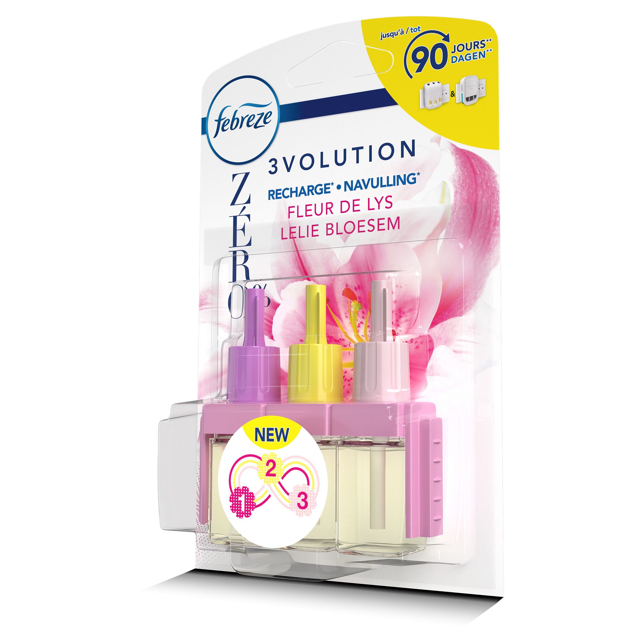 FEBREZE Smart diffuseur électrique et recharge fleur de lys 1 recharge ...