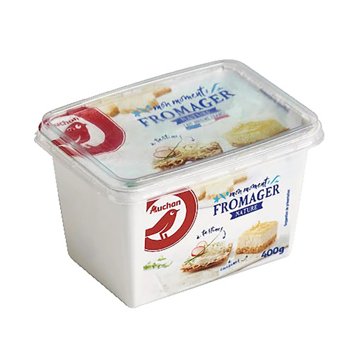 AUCHAN Fromage frais nature 400g pas cher - Auchan.fr