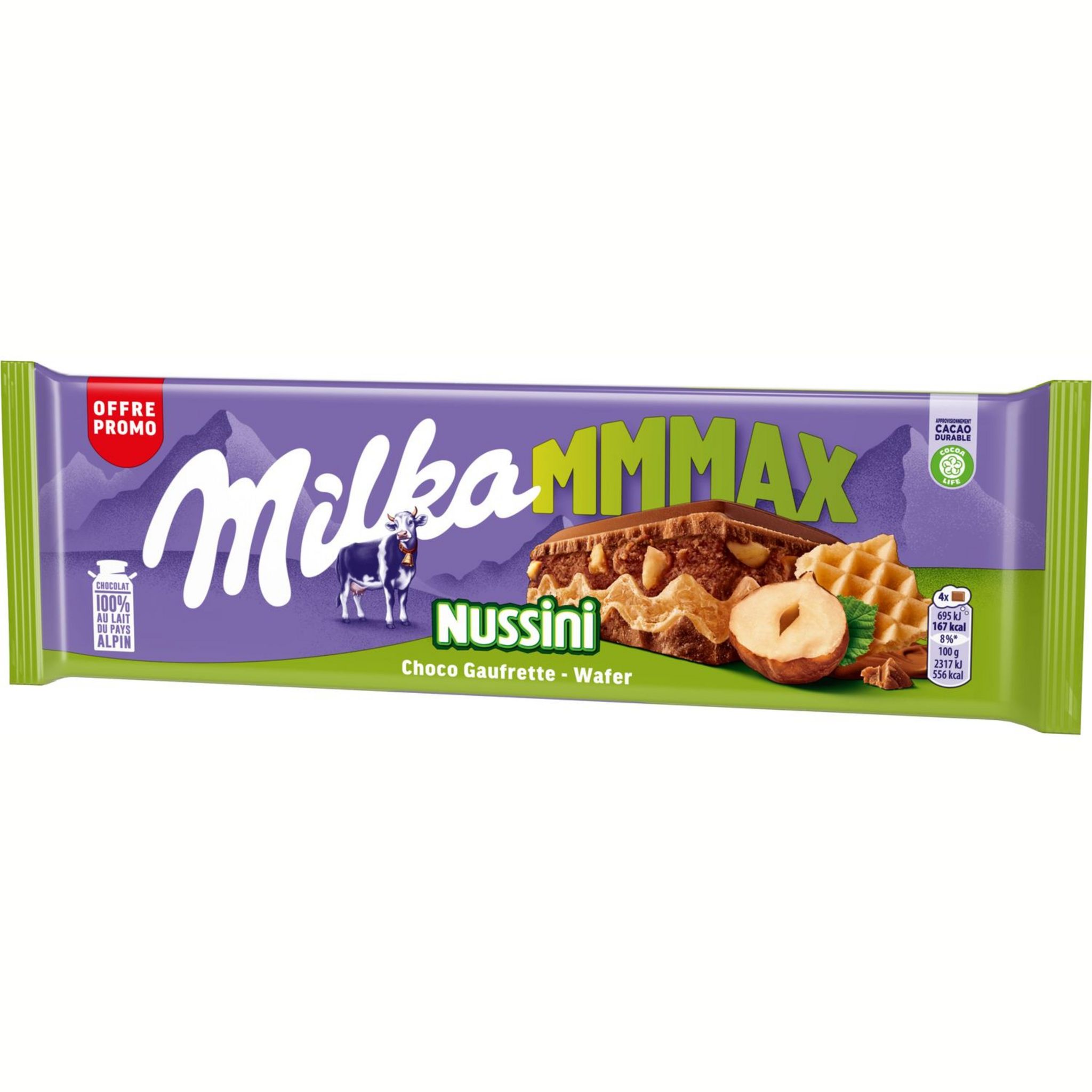 MILKA Mmmax Nussini choco gaufrette 270g pas cher - Auchan.fr