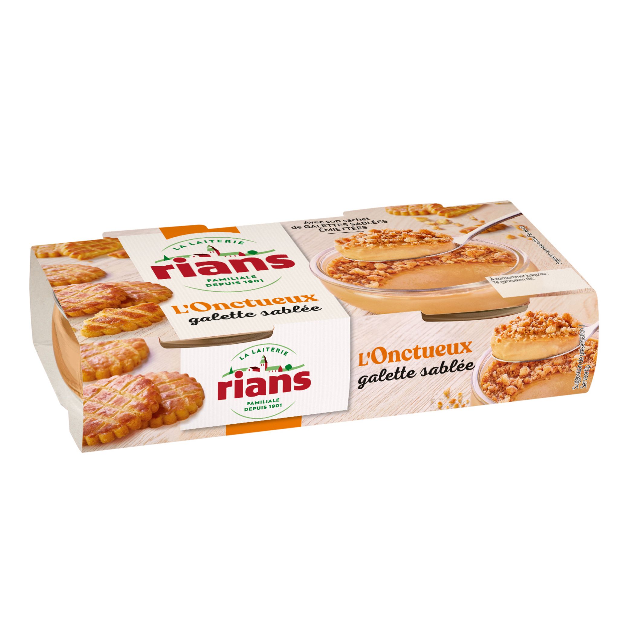 RIANS L'onctueux galette sablée 2x90g pas cher - Auchan.fr