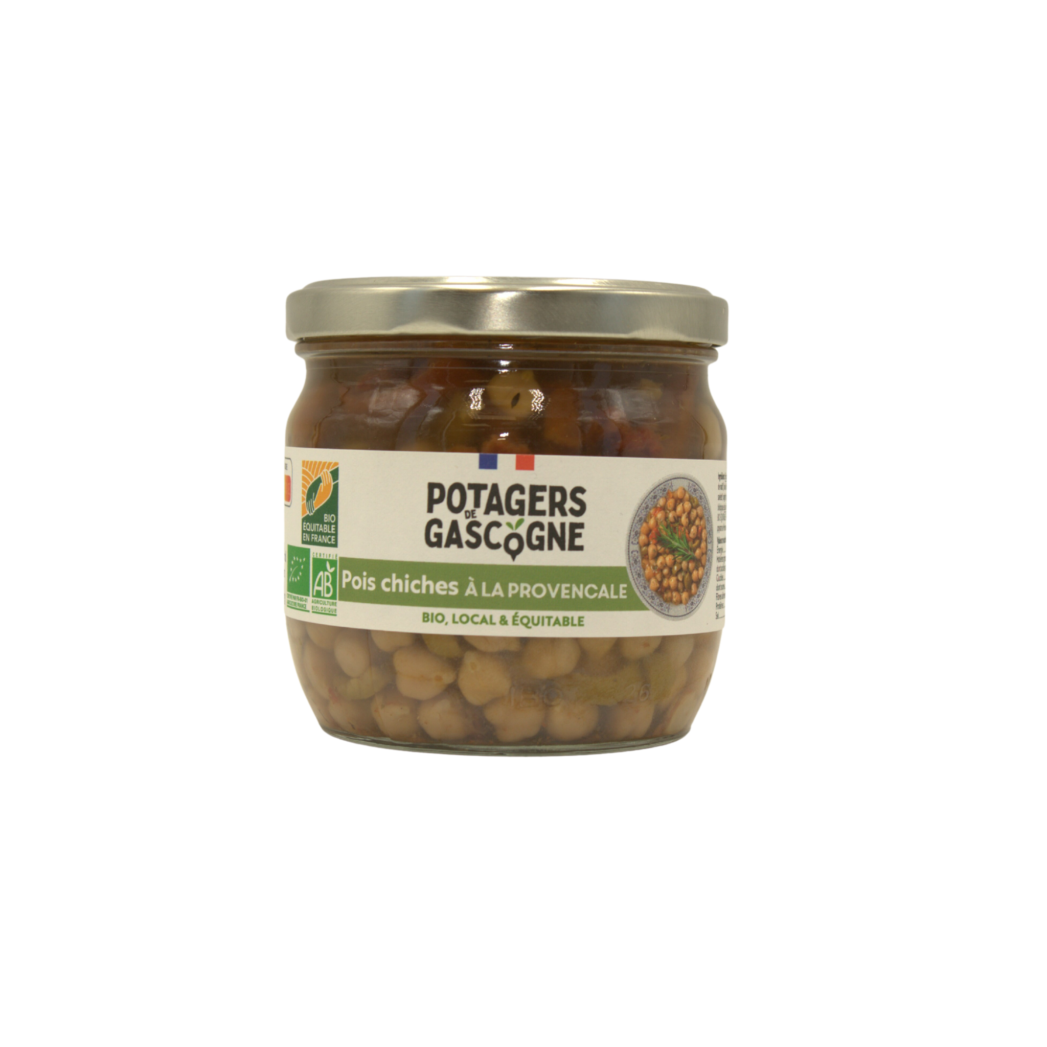 NATURELLEMENT BIO Pois chiches à la provençale bio 330g pas cher ...