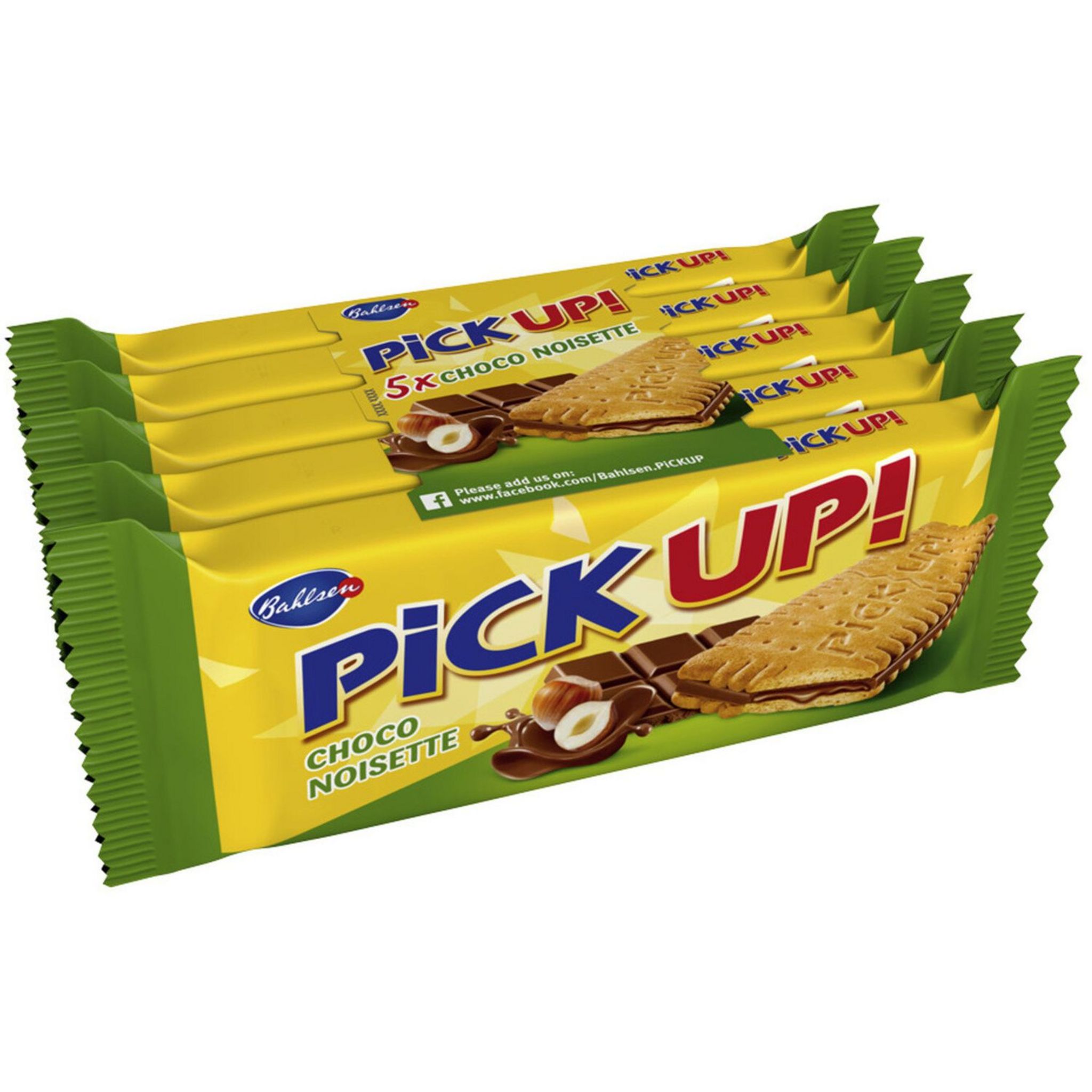 PICK UP Biscuits fourrés au chocolat noisette sachets individuels 5 ...