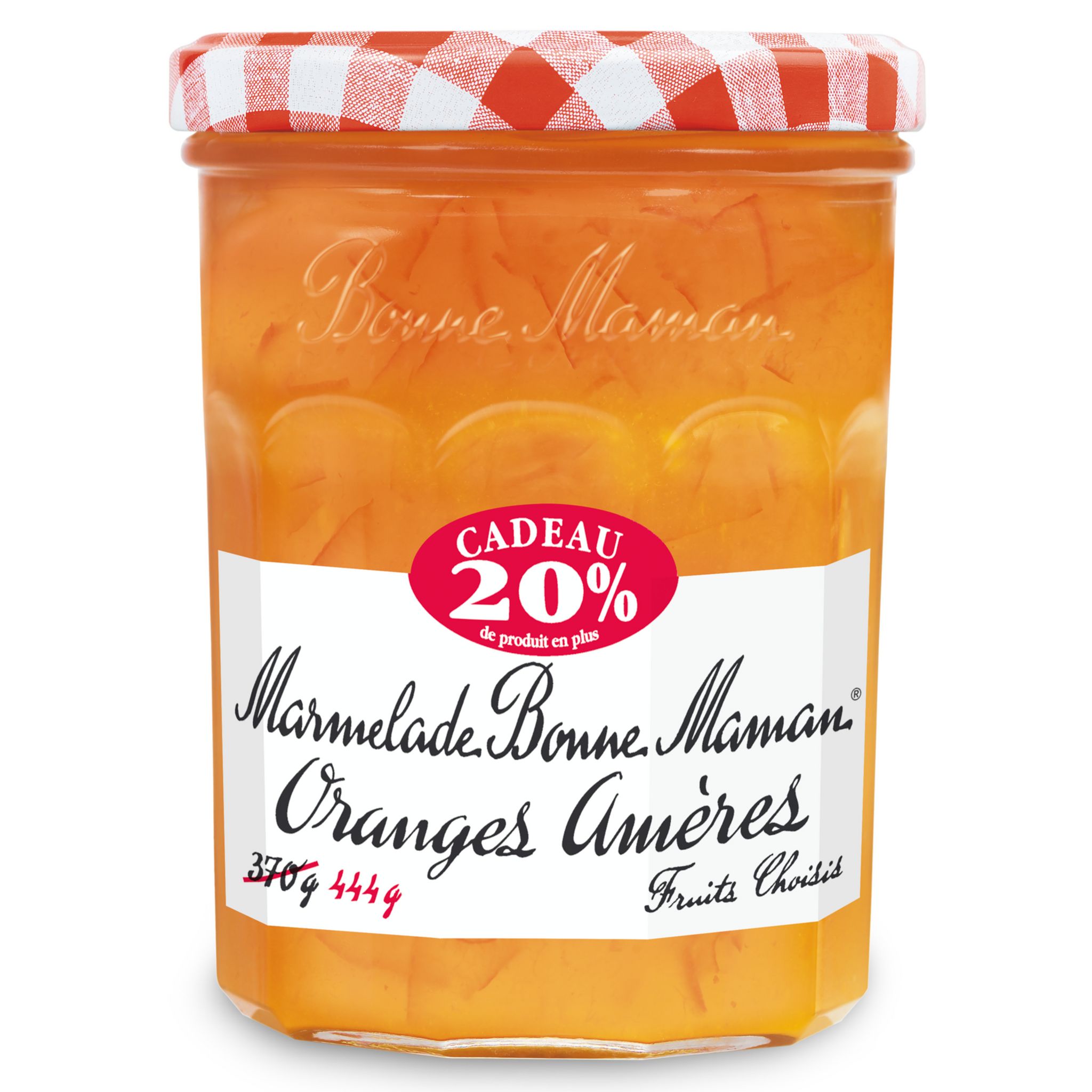 BONNE MAMAN Marmelade oranges amères 370g + 20% offert pas cher - Auchan.fr