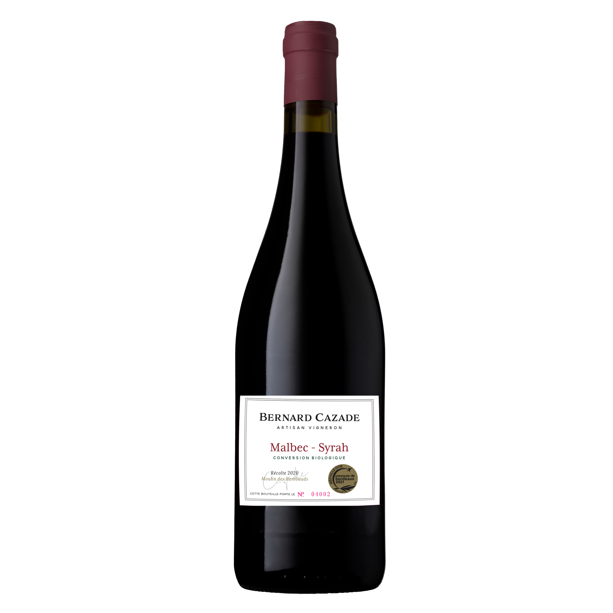 Vin rouge IGP Atlantique syrah-malbec 2020 75cl pas cher - Auchan.fr