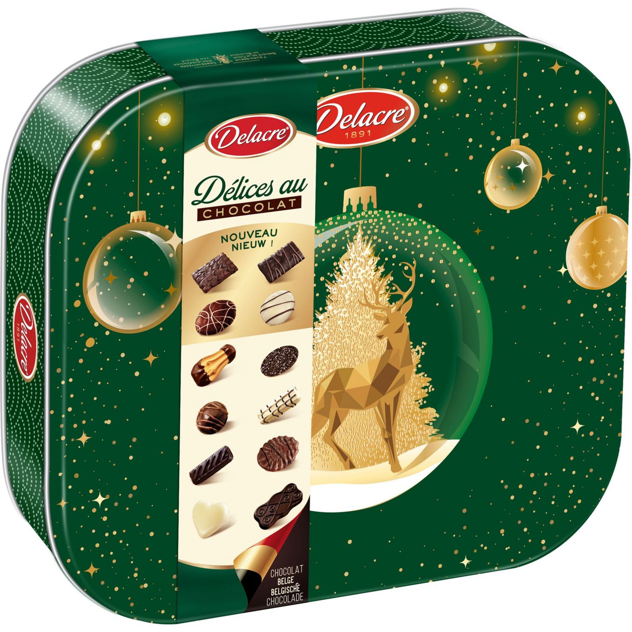 DELACRE Délices au chocolat assortiment de biscuits 500g pas cher ...