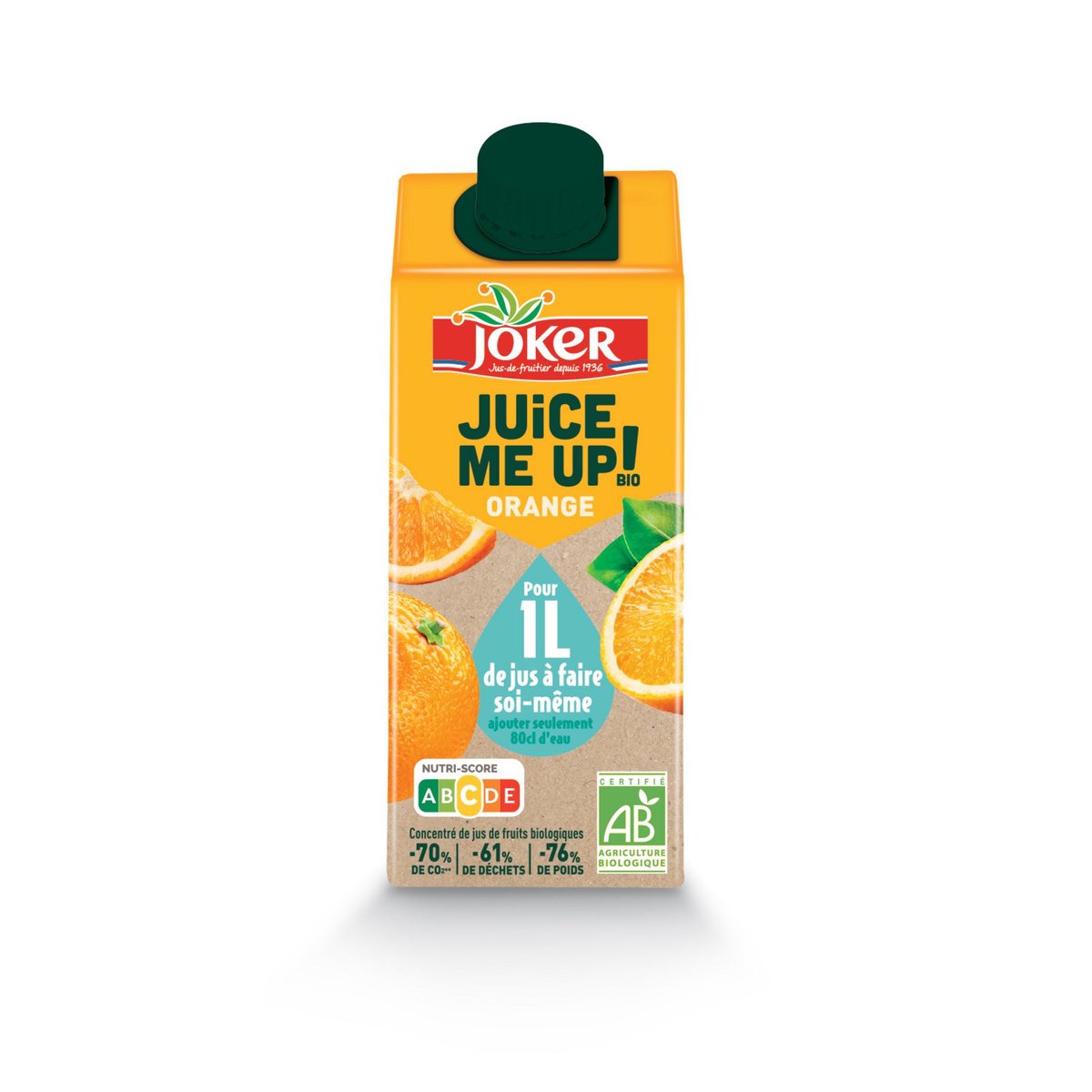 JOKER Jus d'orange bio Juice me Up à faire soi-même 20cl pas cher ...